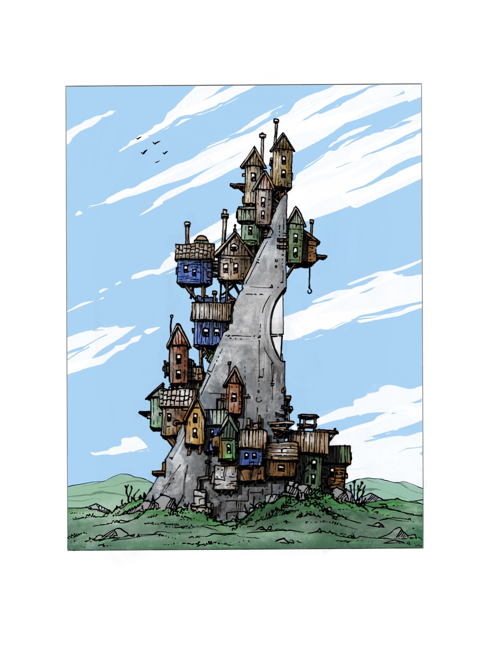 ArtStation - Happy village