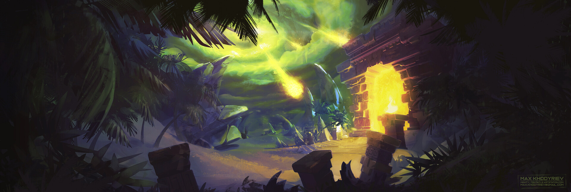 ArtStation - Fire Portal