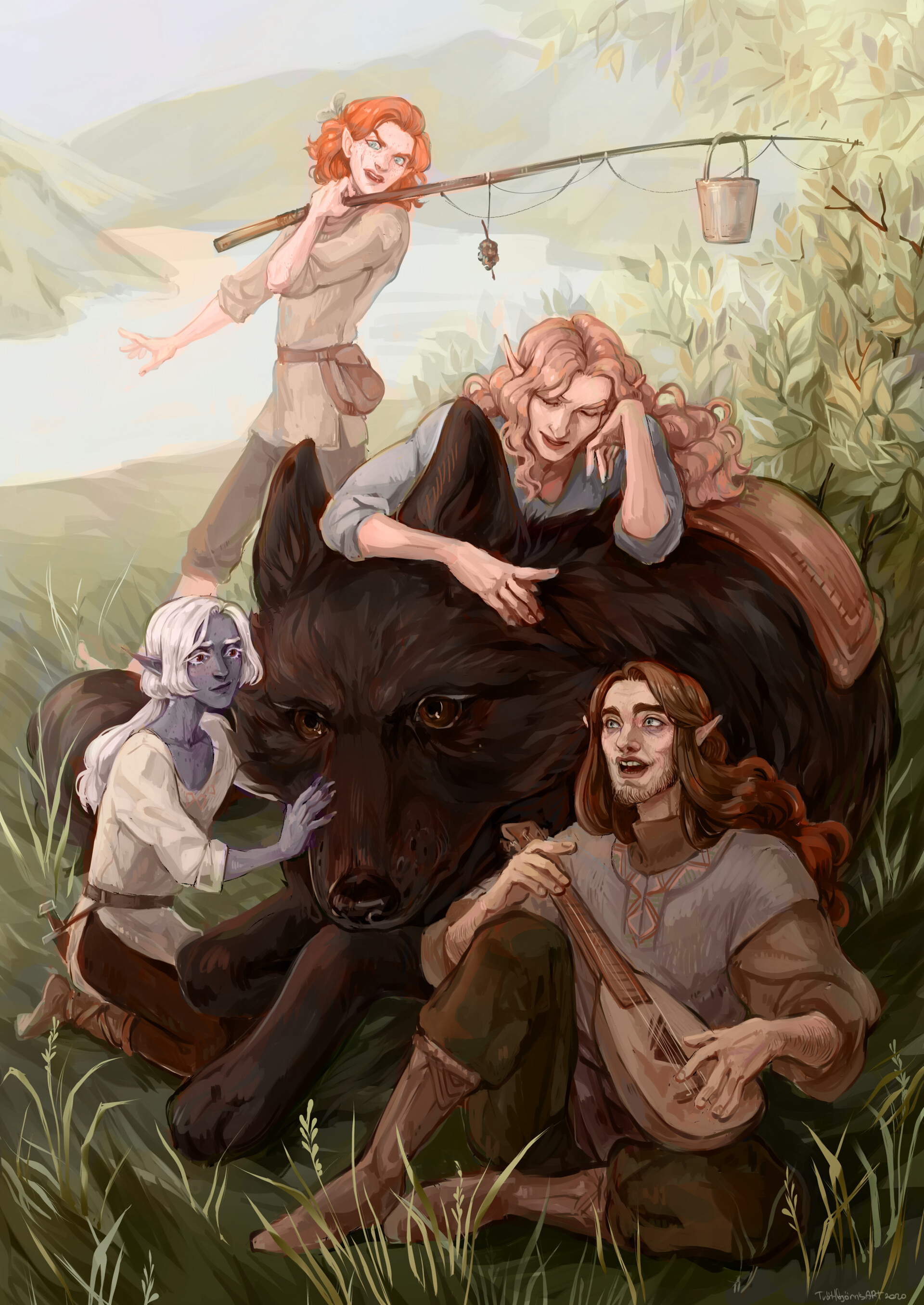 ArtStation - Elven artbook (published)