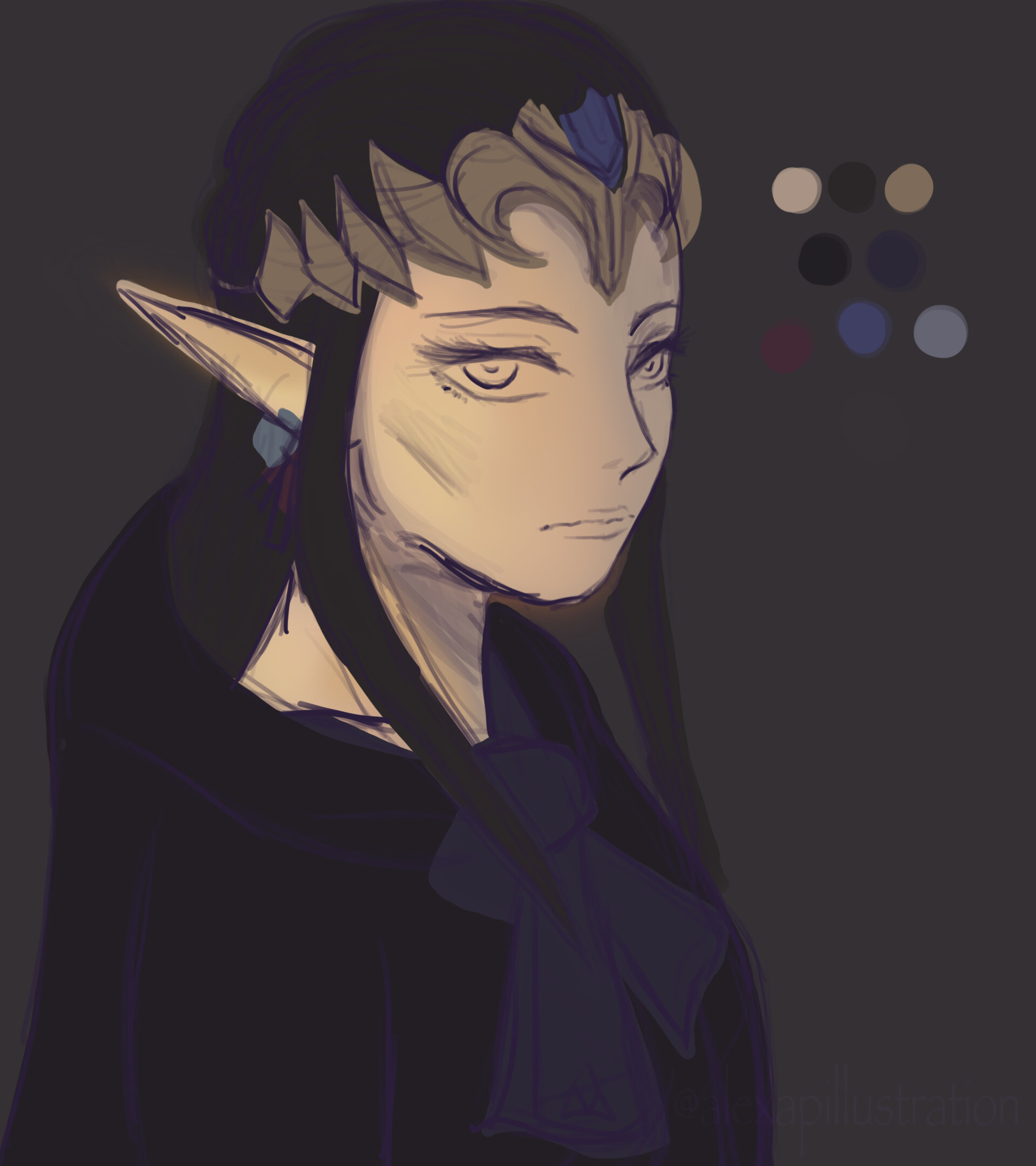ArtStation - Princess Zelda WIP