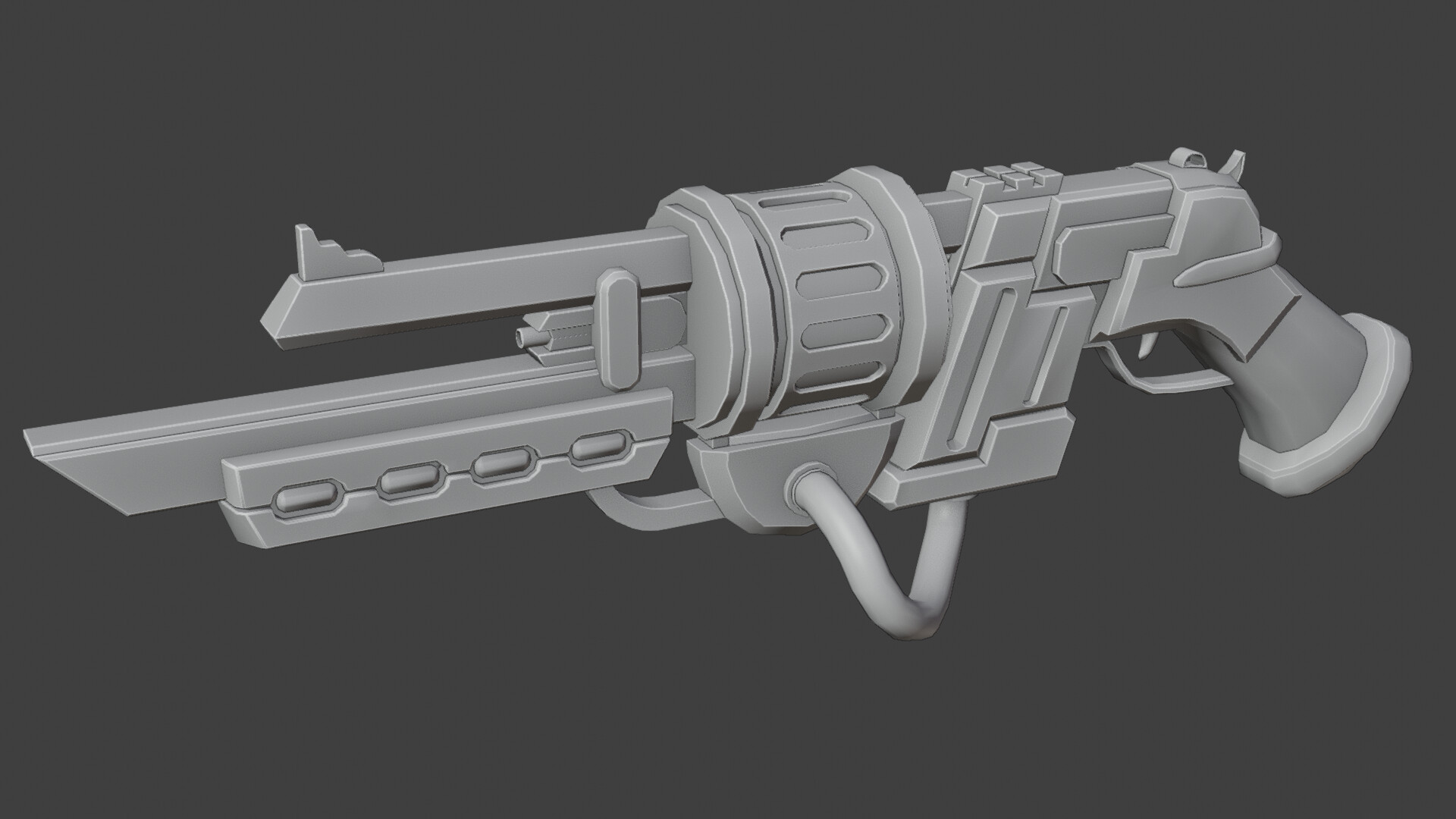 ArtStation - Space Commander Gun (WIP)