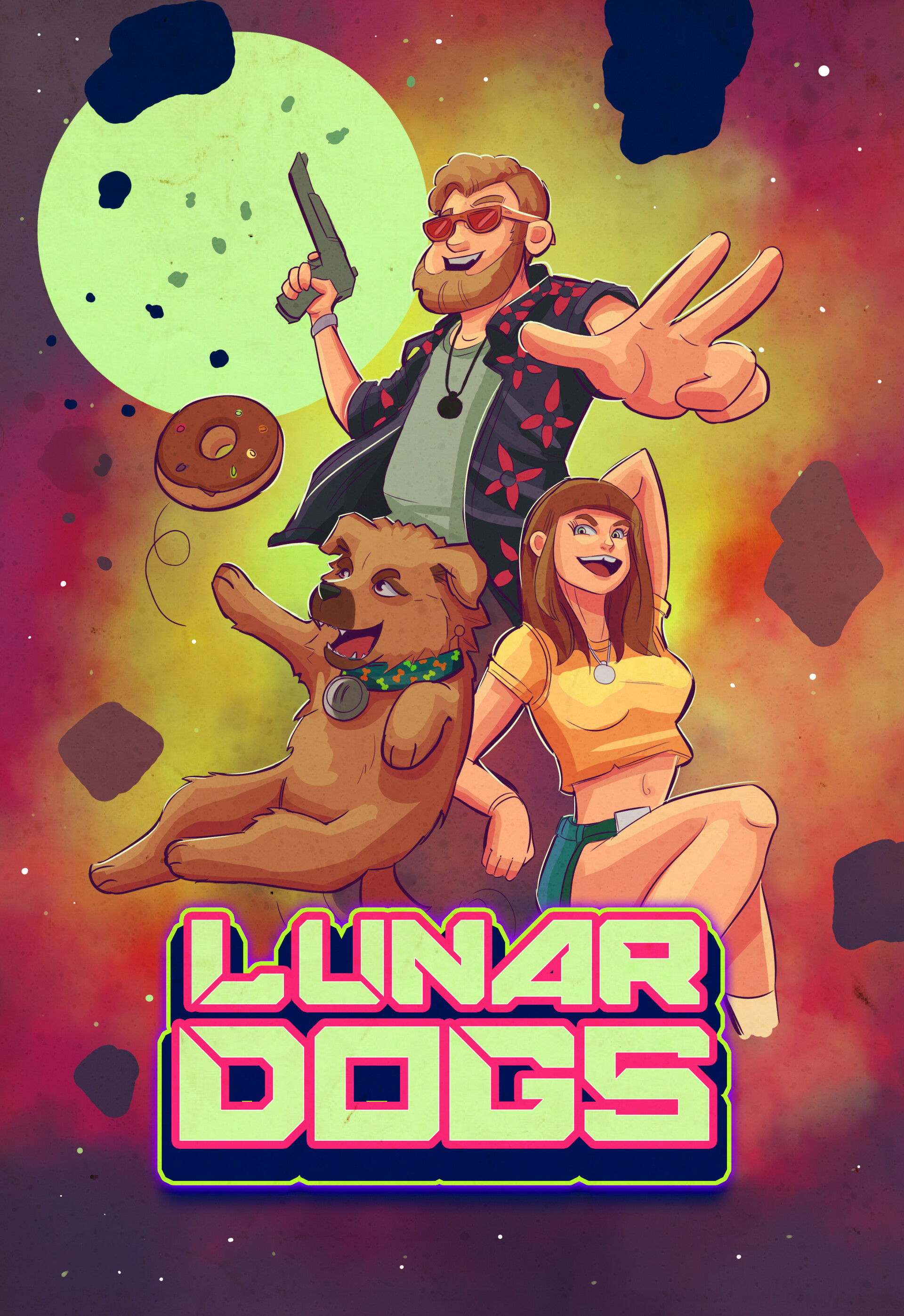 ArtStation - Lunar Dogs - Cover Art