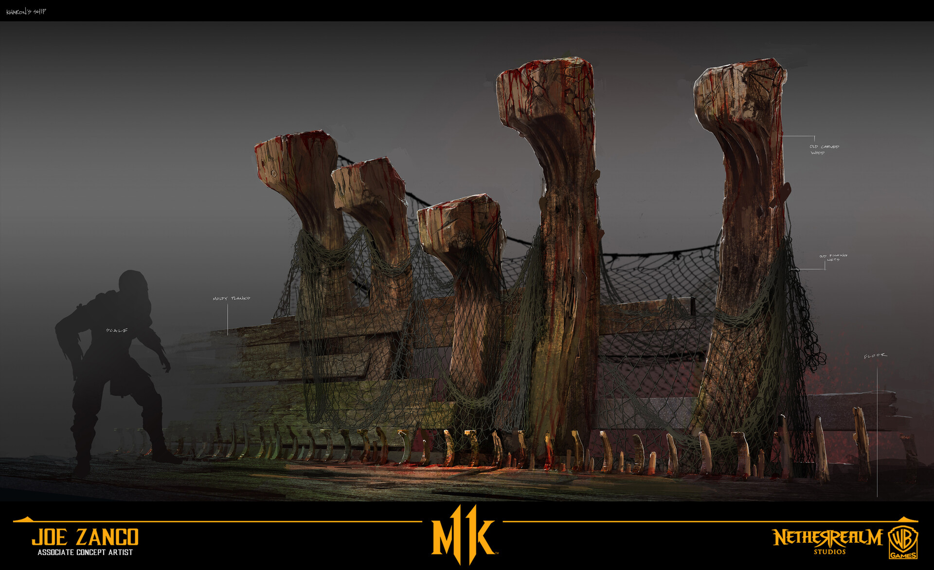 Joe Zanco - Mortal Kombat 11 Concepts: Kharon's Ship