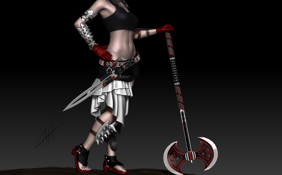 ArtStation - Battle Axe Design