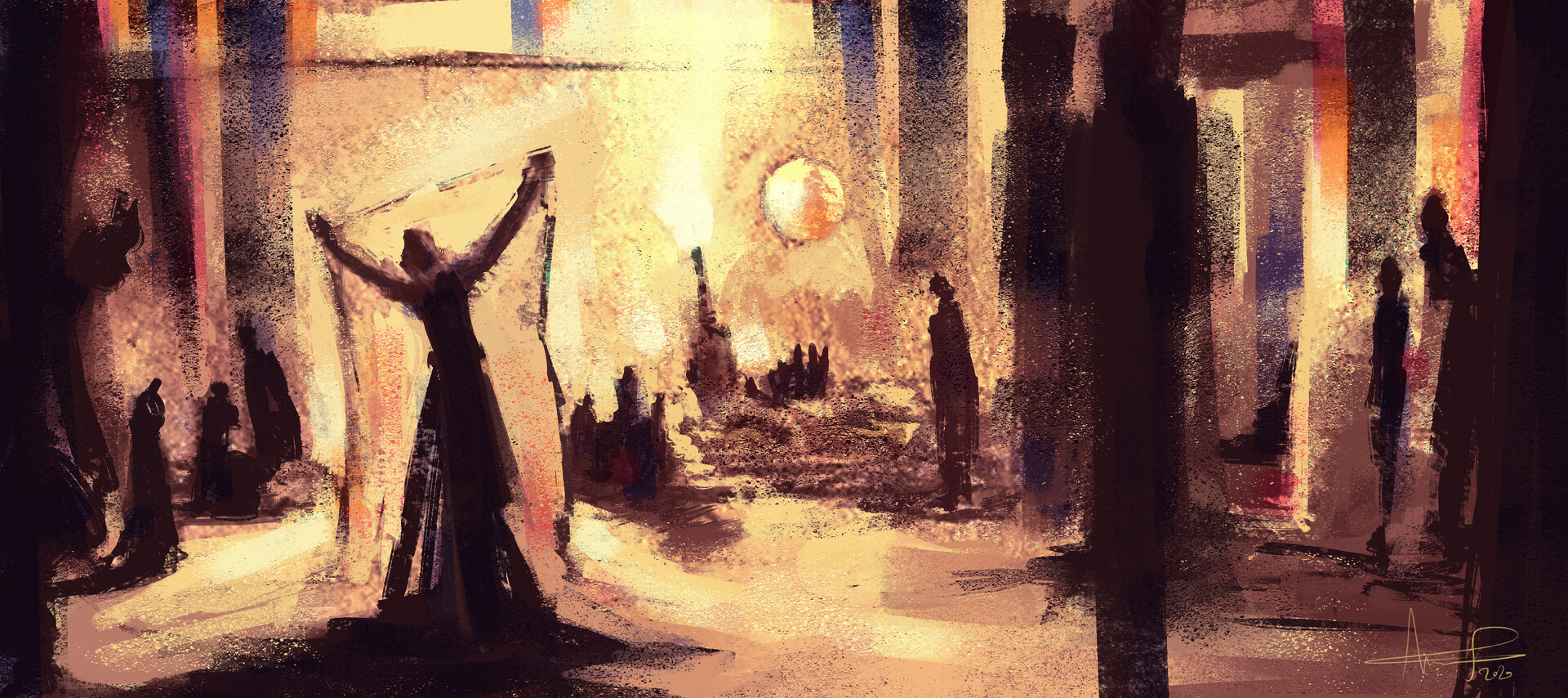 ArtStation - The Last Day of Sun Rising Above The Kingdom