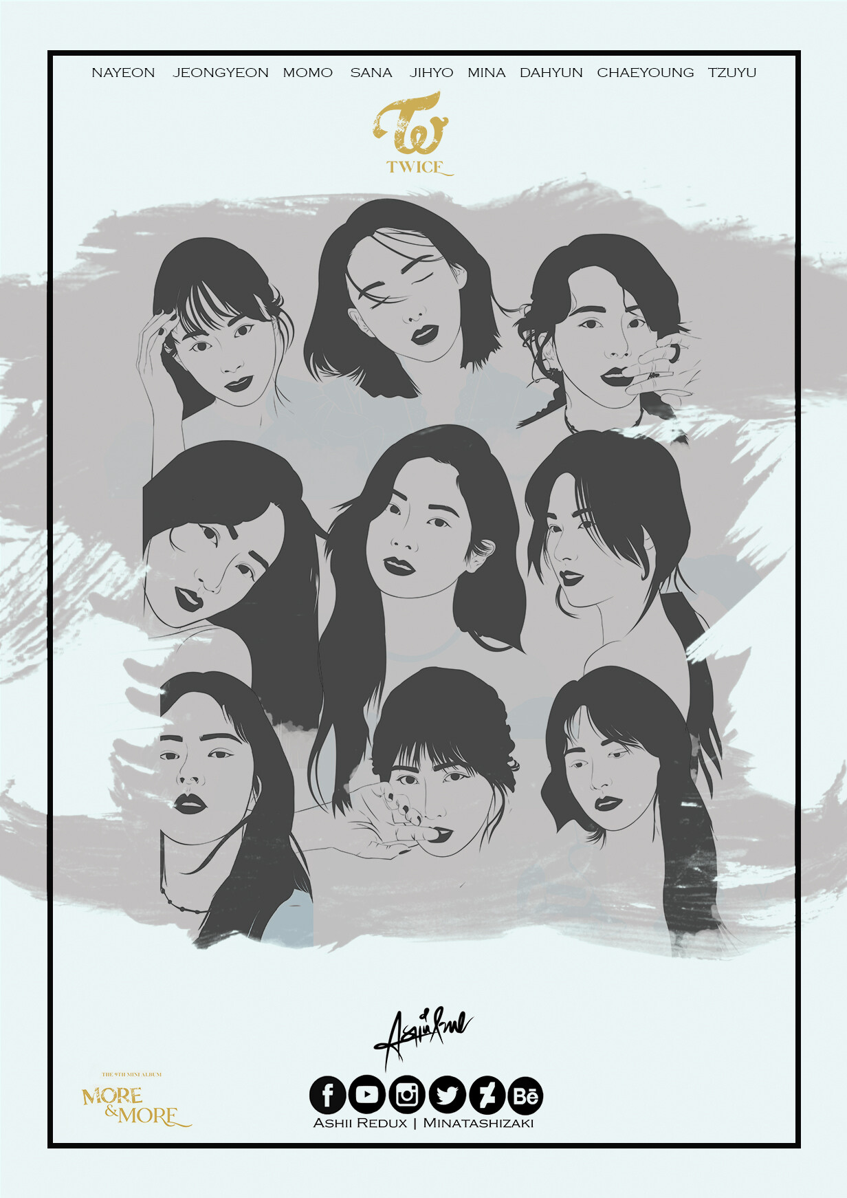 ArtStation - Twice - More & More (Outline)