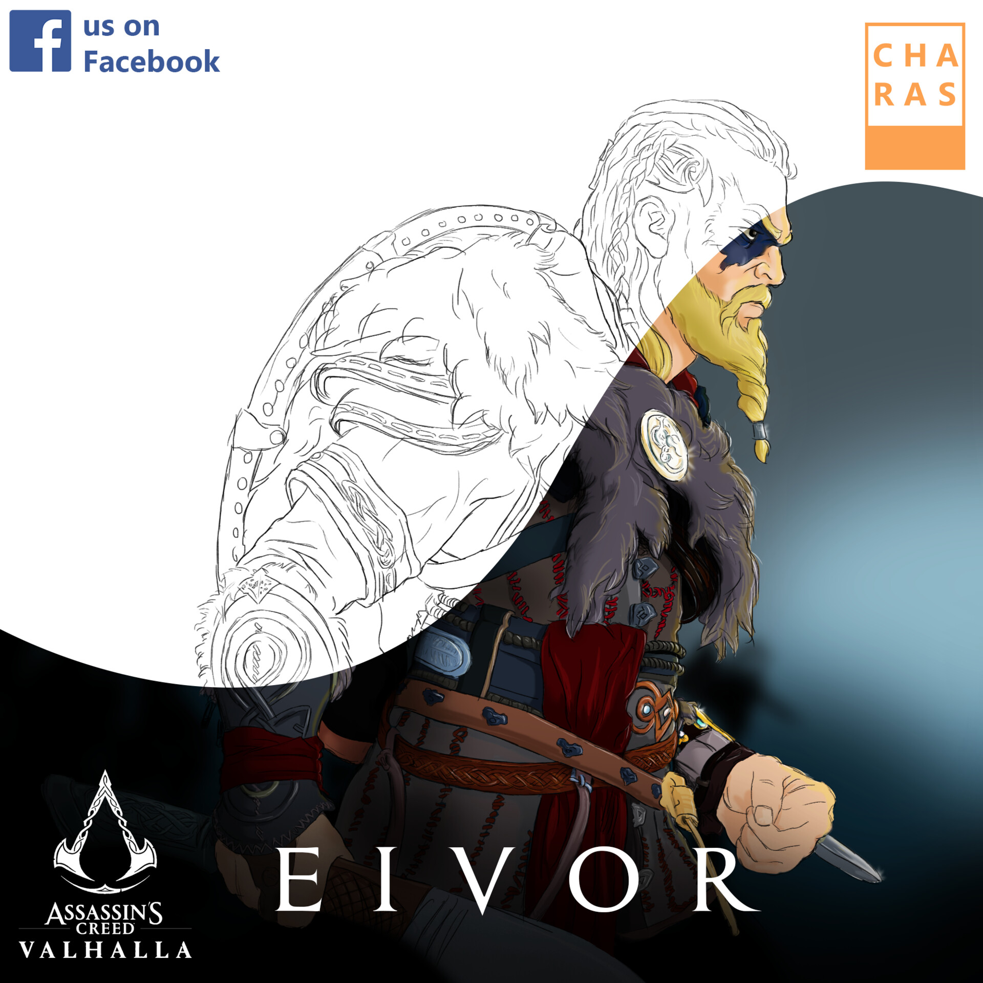 ArtStation - Eivor & Captain price Digital arts by charasarts