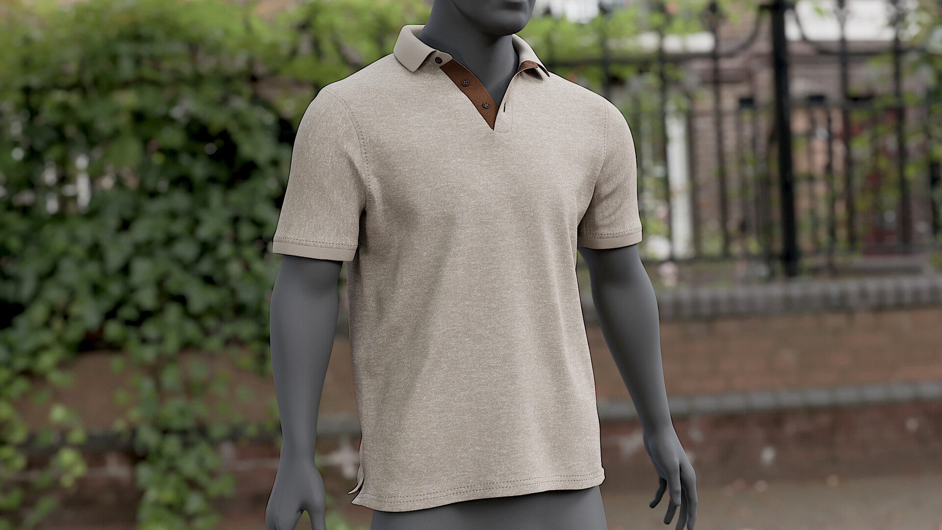 ArtStation - Realistic 3D model of Men's Polo