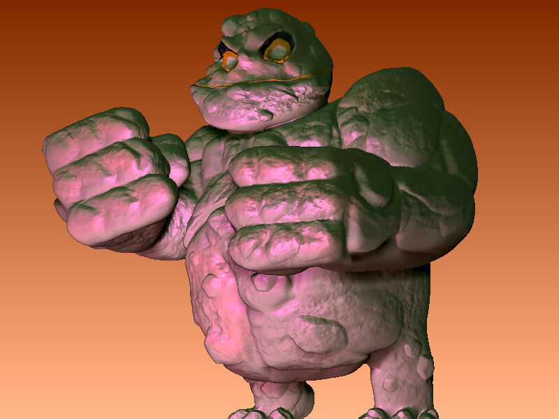 ArtStation - Golem Monster
