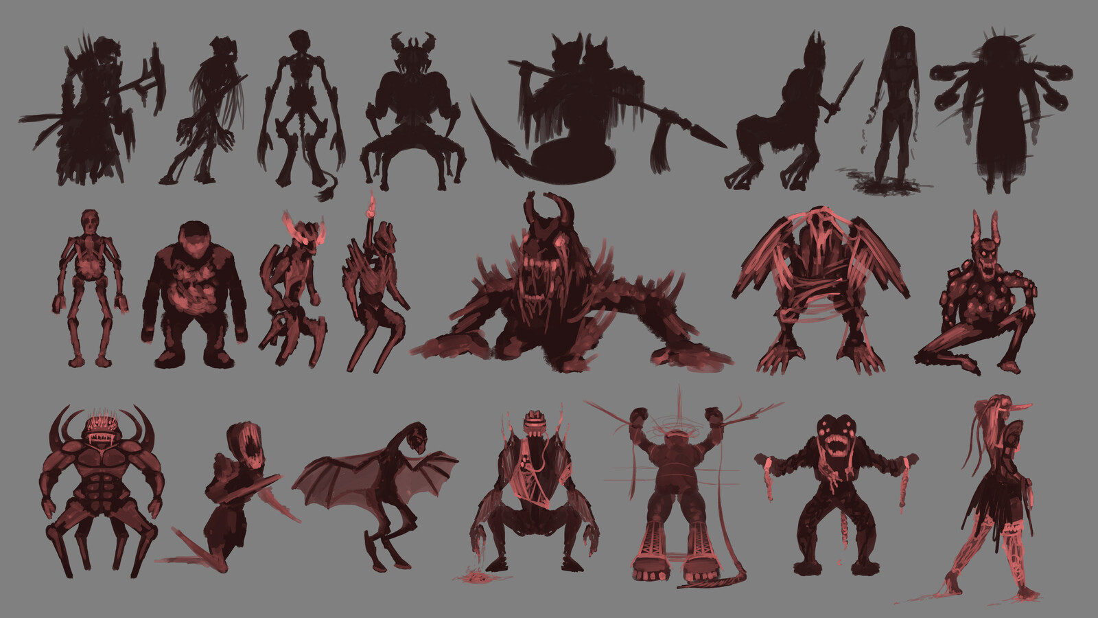 Dean Lawton - Doom inspired creature concept.