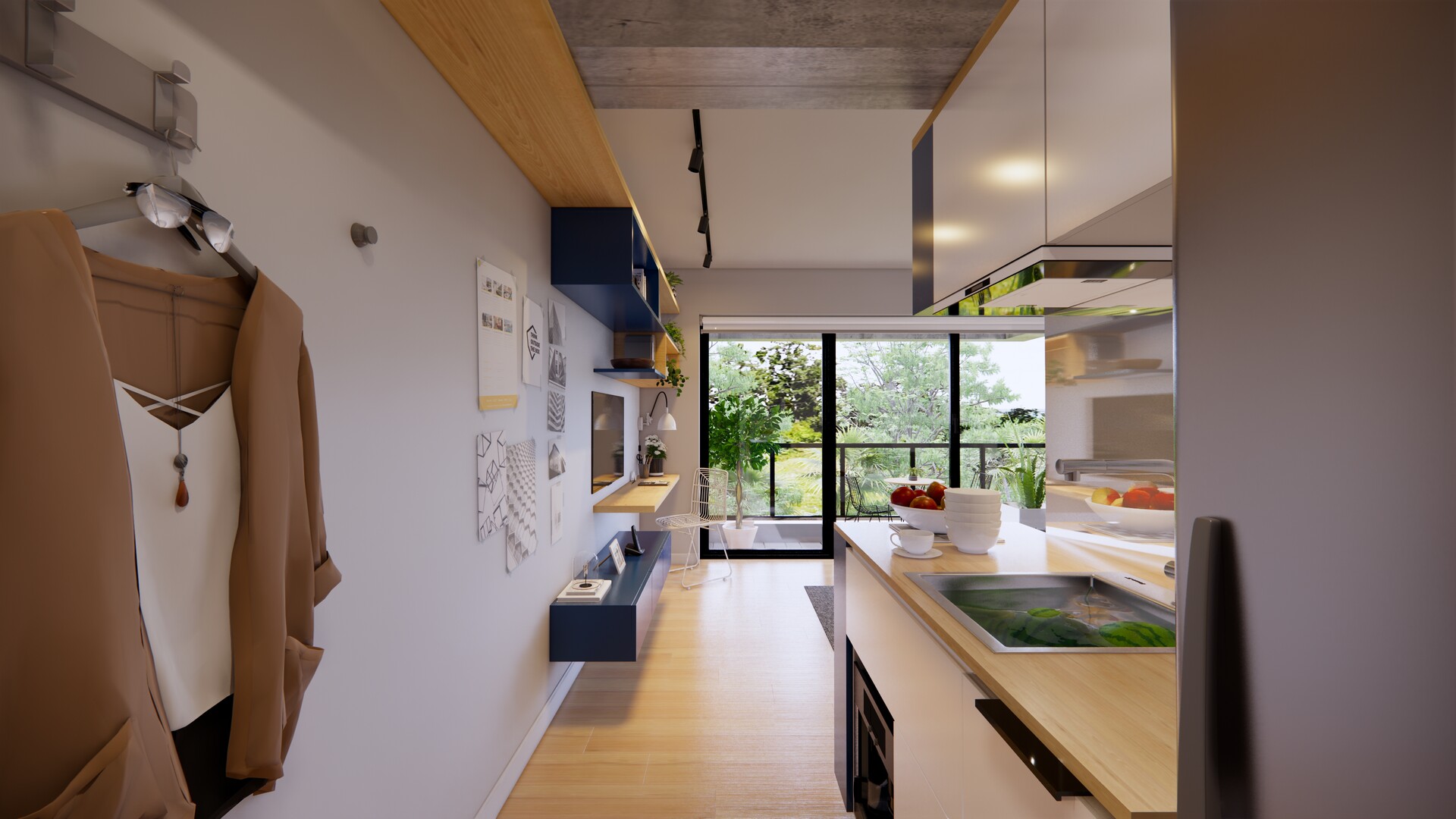 ArtStation - Archviz - Modern Interior / Enscape