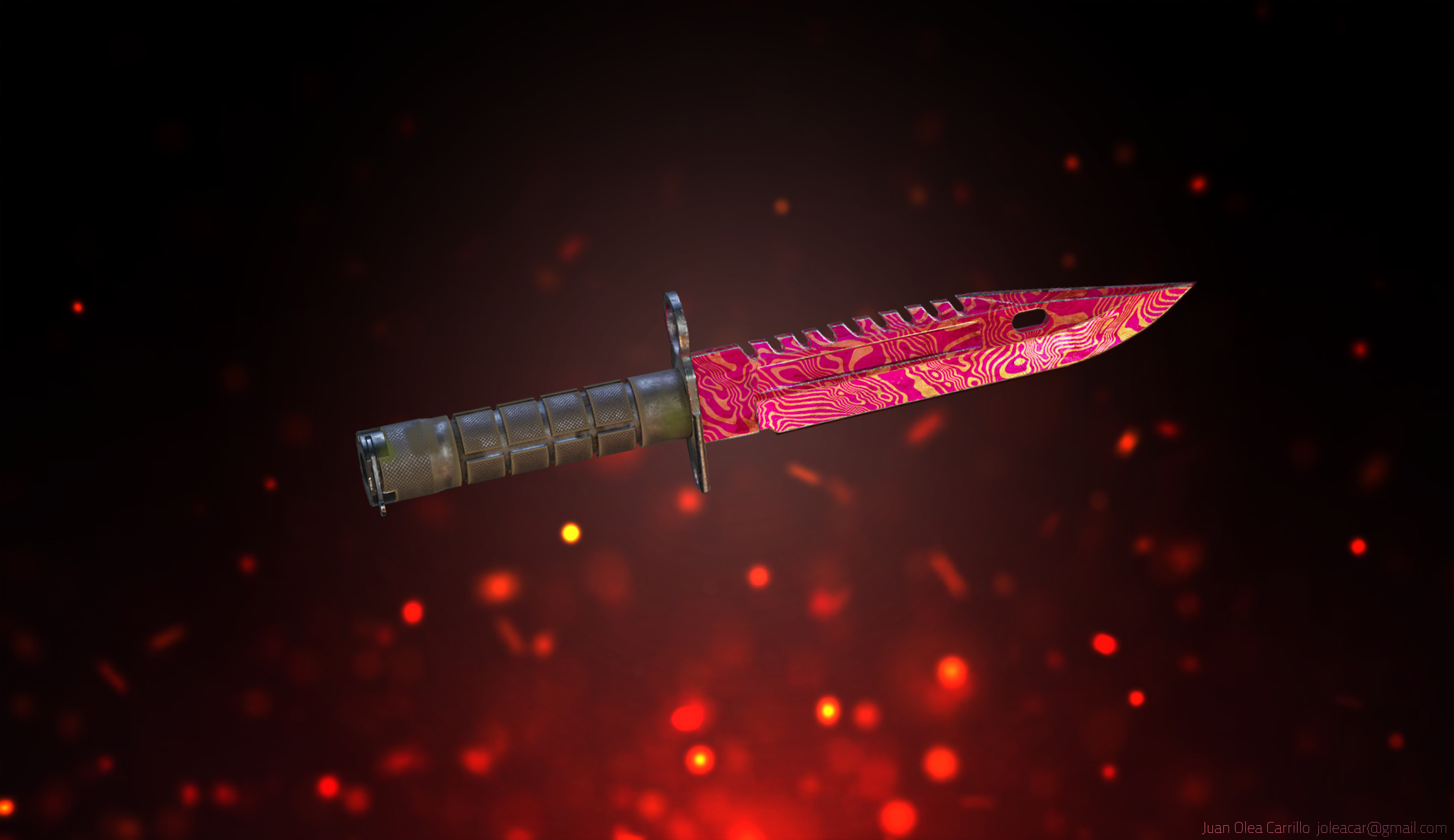 m9 bayonet ruby