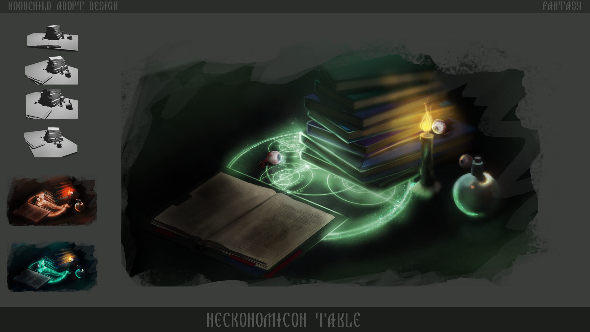 ArtStation - Necromancer Table [concept]