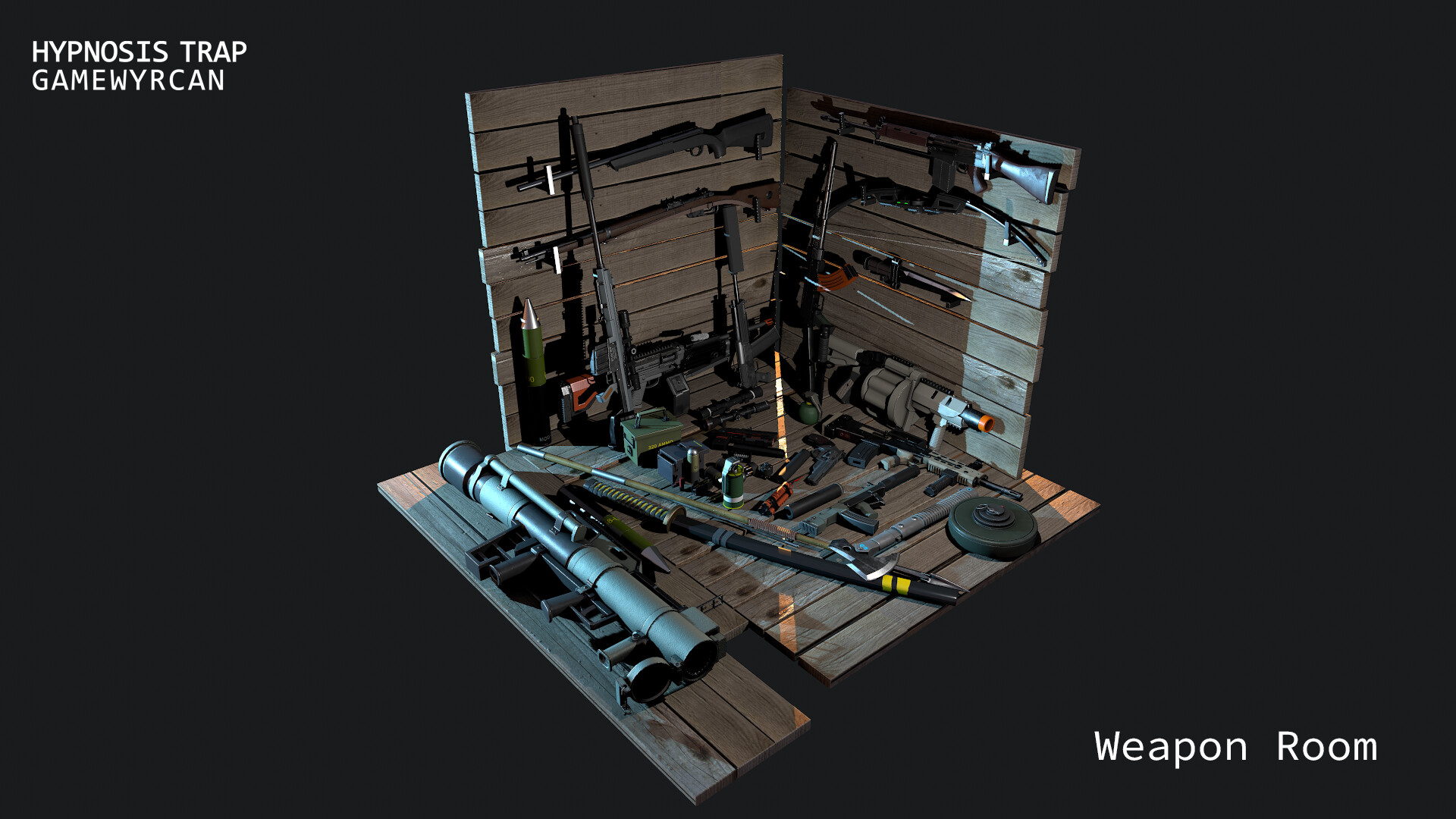 ArtStation - Game Ready Weapon Set