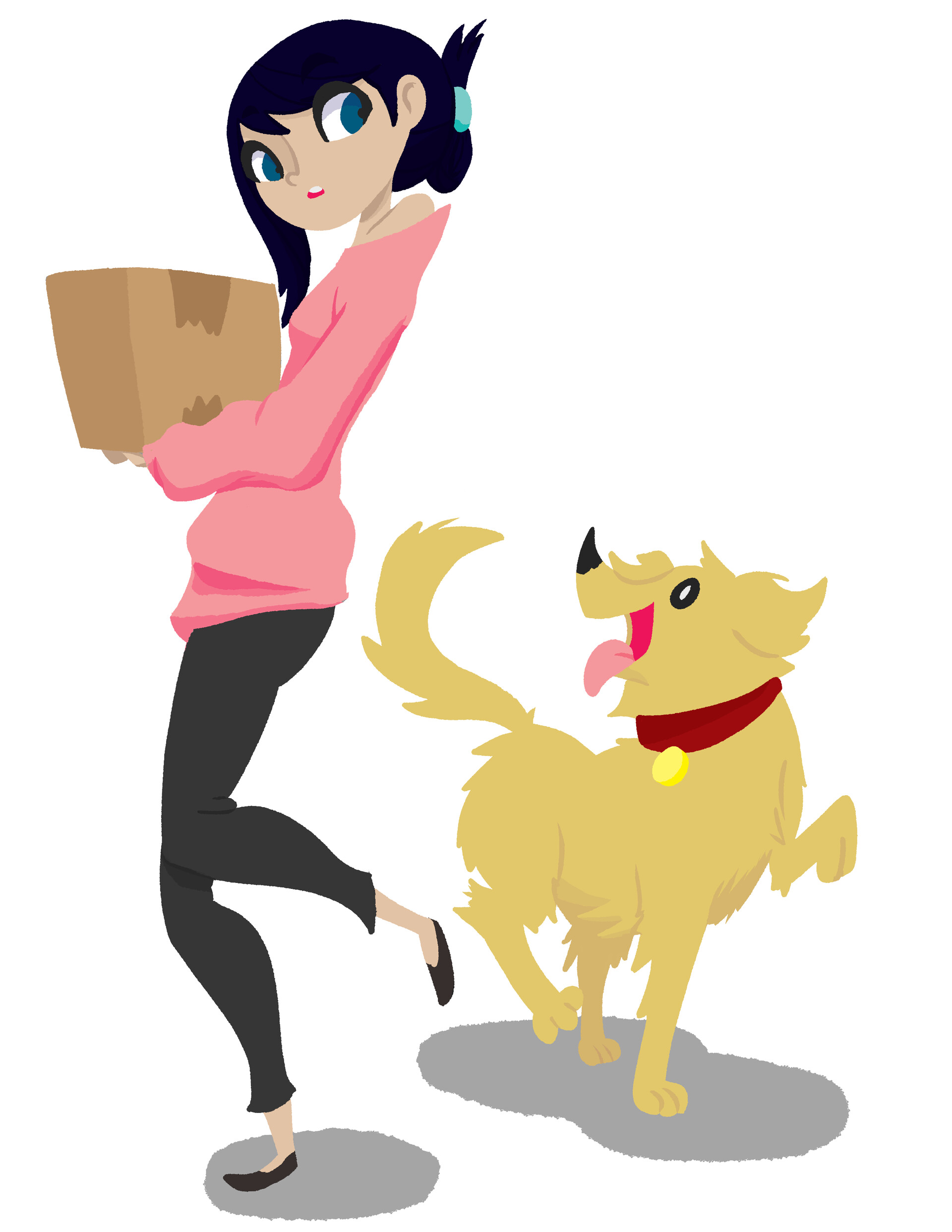 ArtStation - Moving Girl