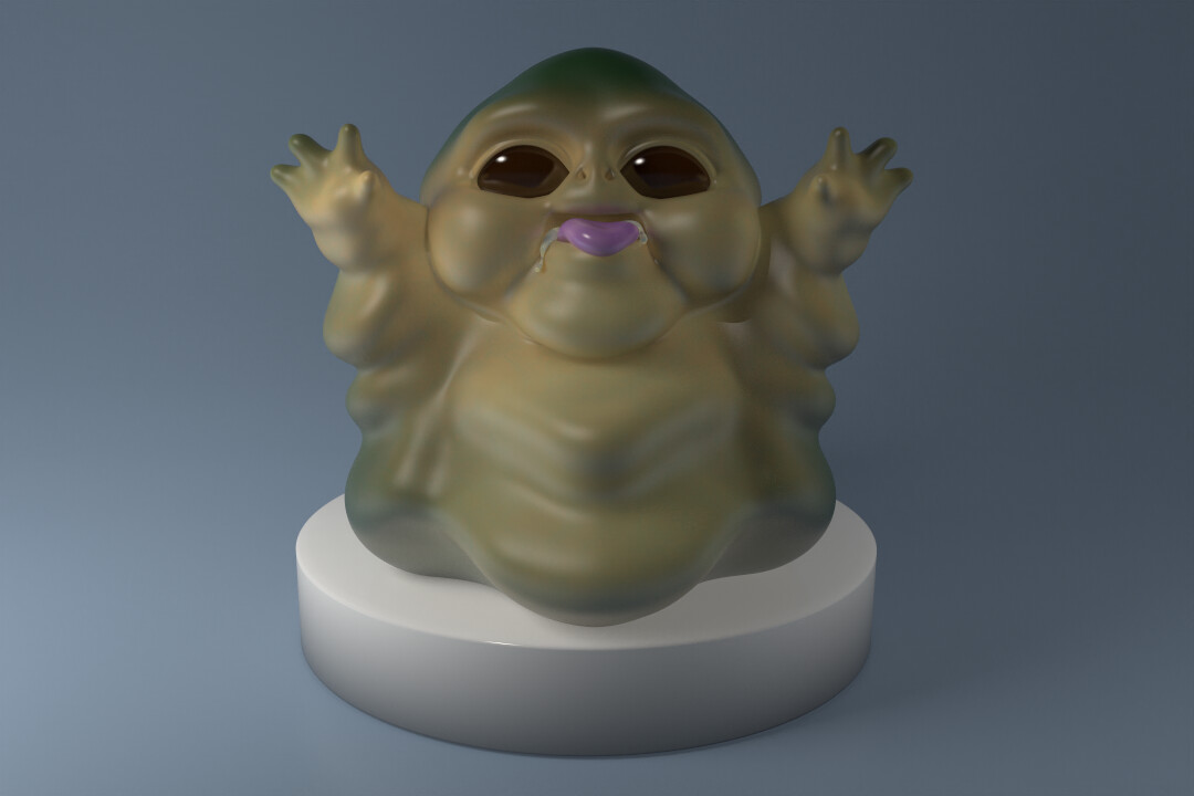 ArtStation - Baby Jabba the Hutt