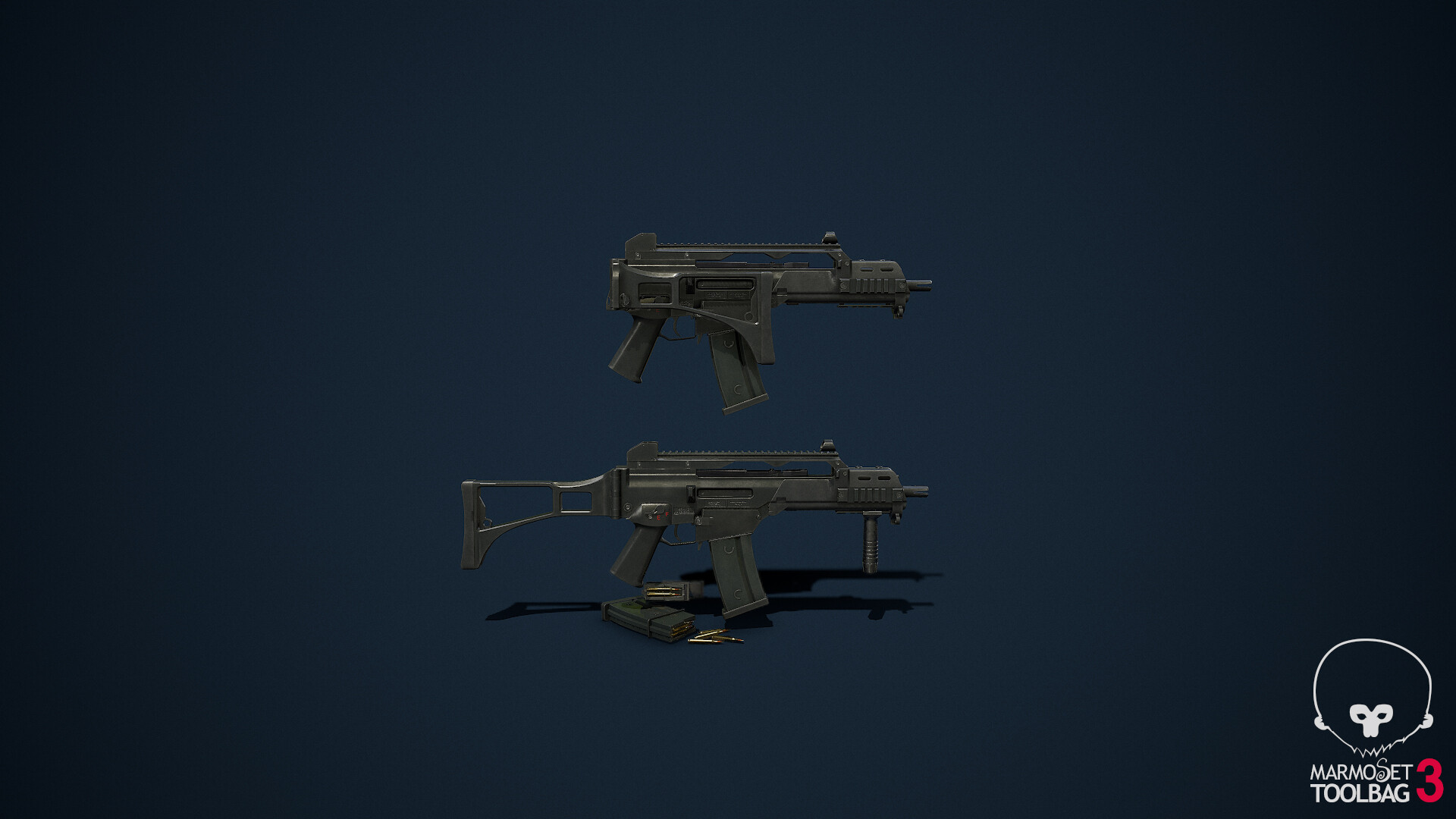 ArtStation - G36C Machine Gun