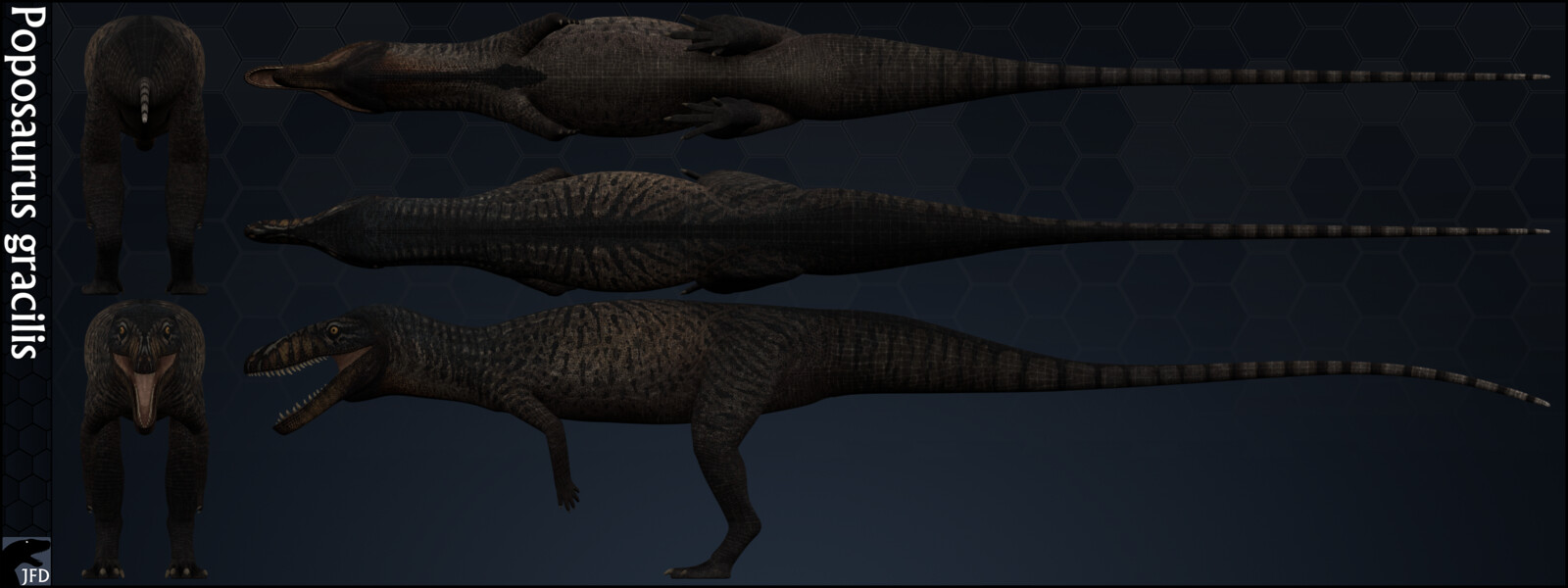 Jagged Fang Designs - Poposaurus gracilis