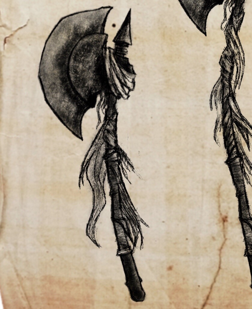 Technomancer-01 - Hunter Axe Redraw Practice