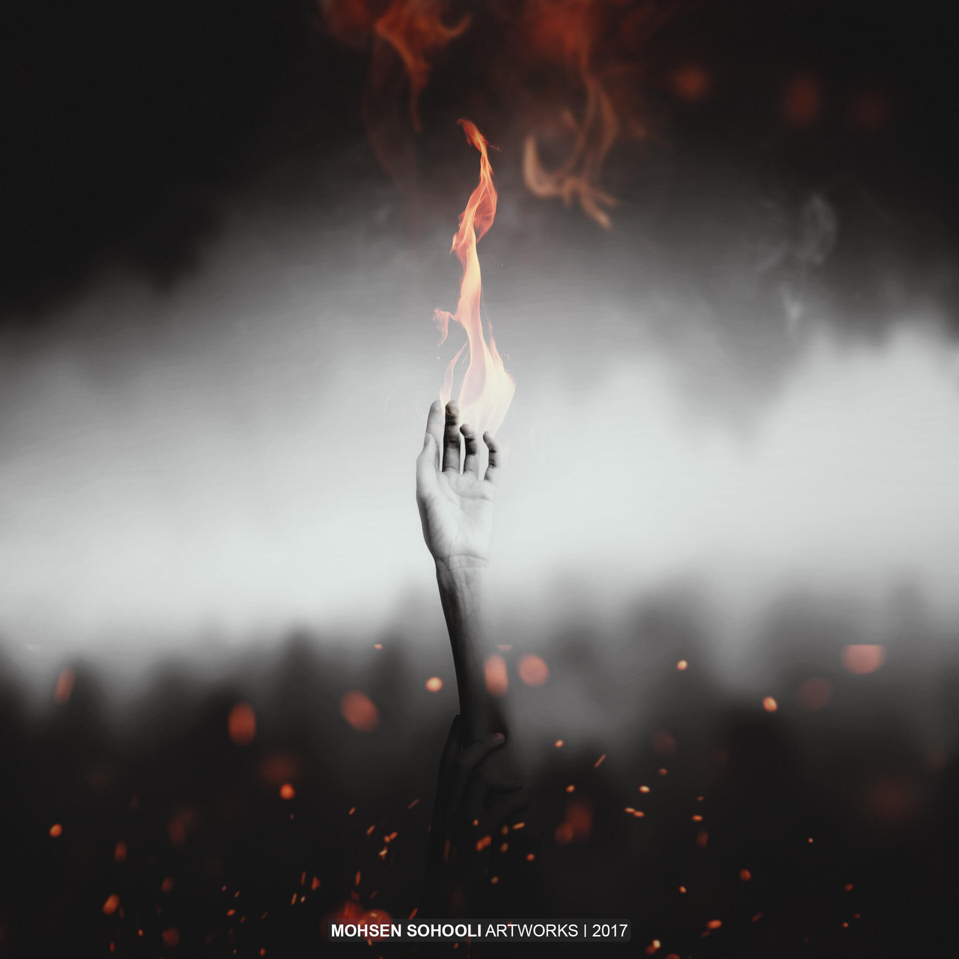 ArtStation - Hand Fire