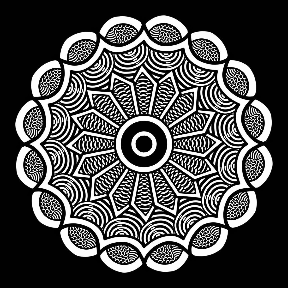 ArtStation - Eye Mandala