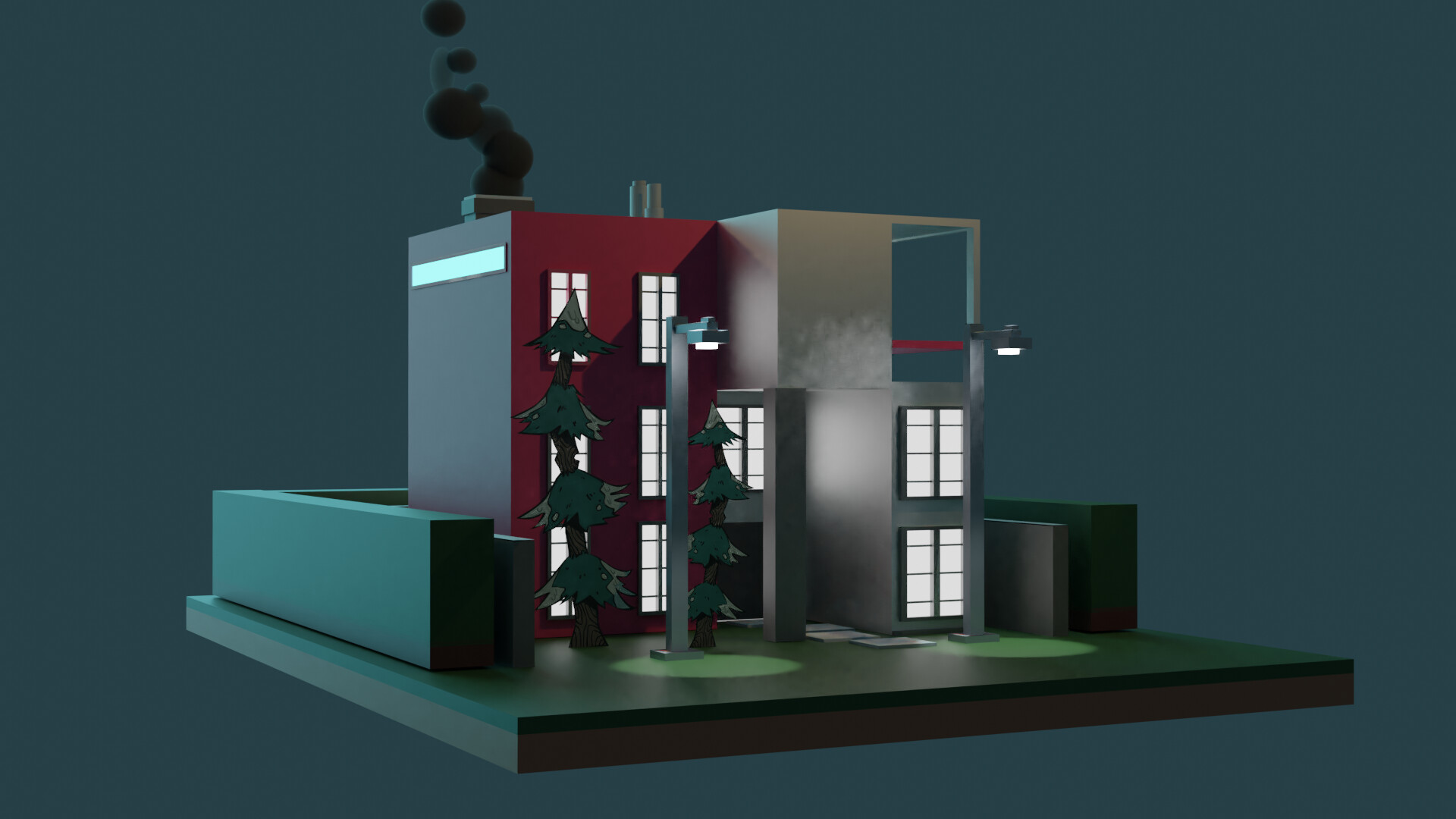 ArtStation - Retro Home: Final Blender Render