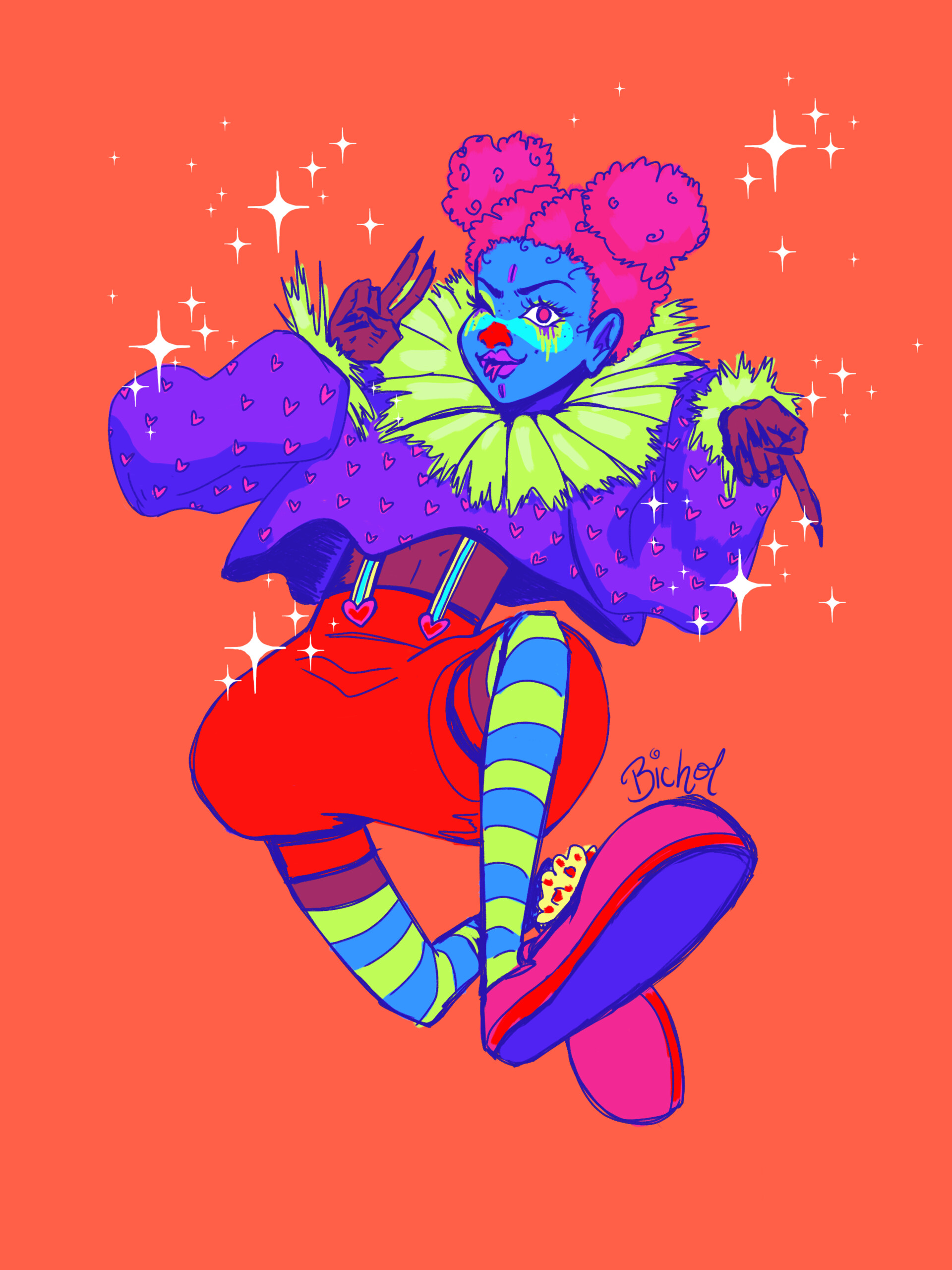 ArtStation - CLOWN GIRL