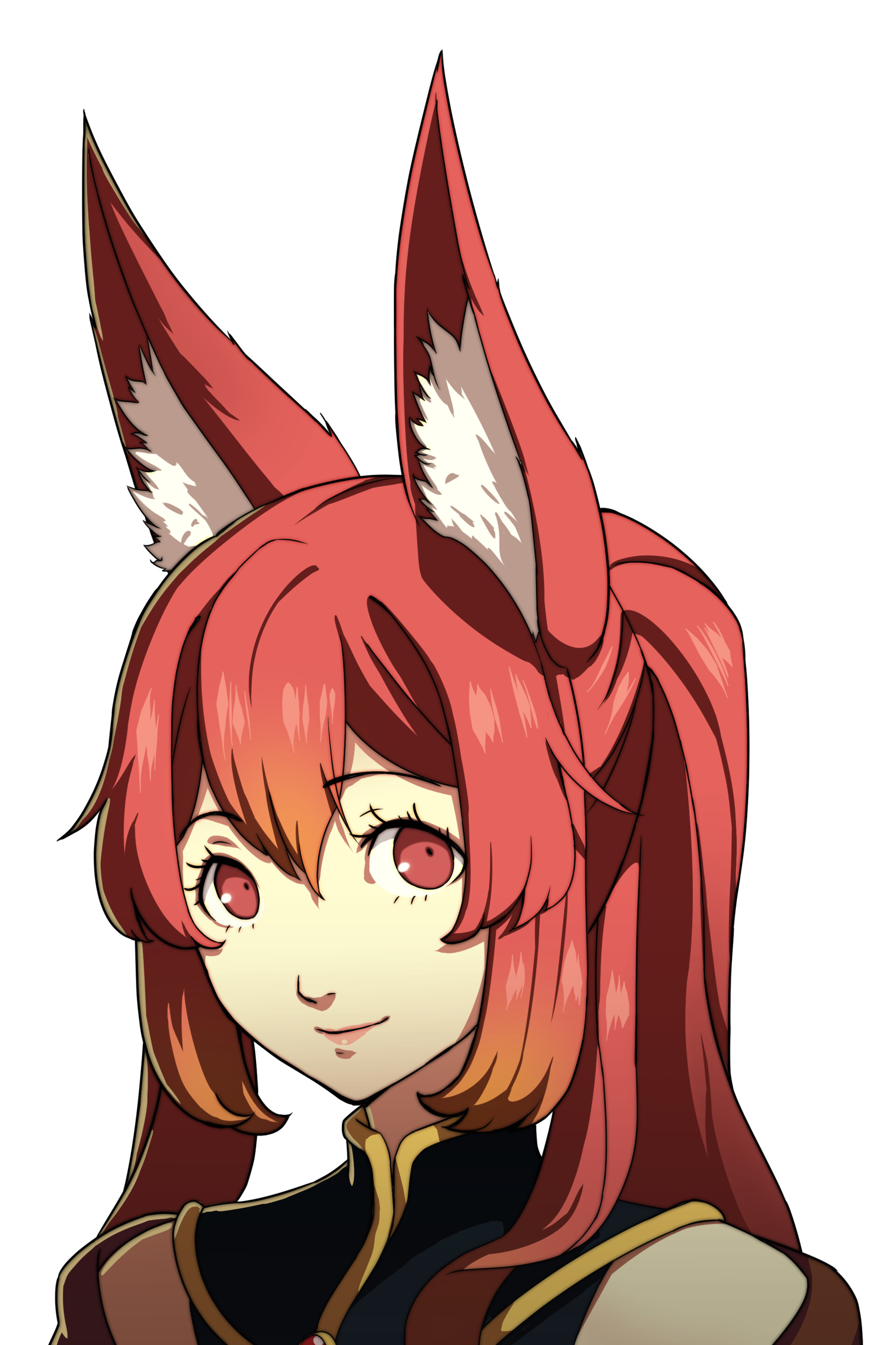 ArtStation - Persona 5 Style Headshot Commission