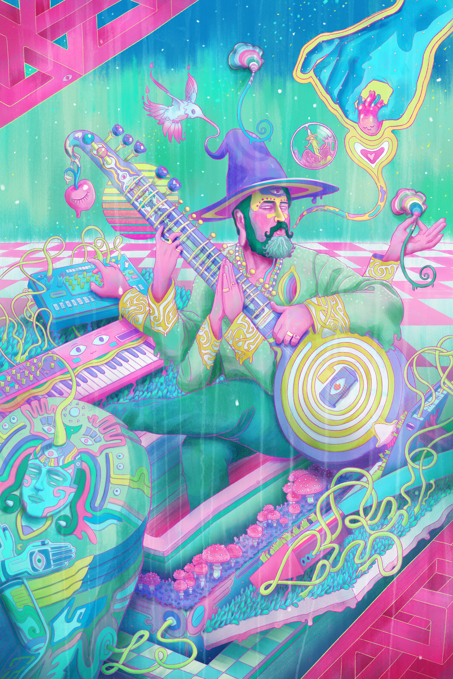 ArtStation - Bardo: Portrait of Duncan Trussell