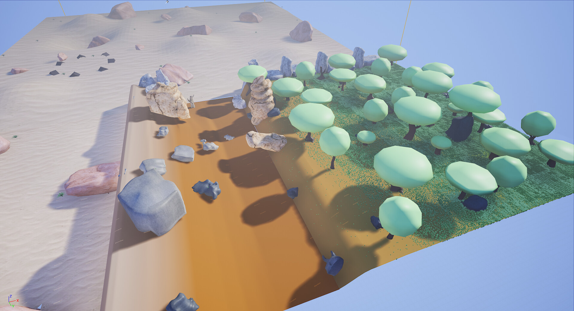 ArtStation - Desert Transition Ue4 render