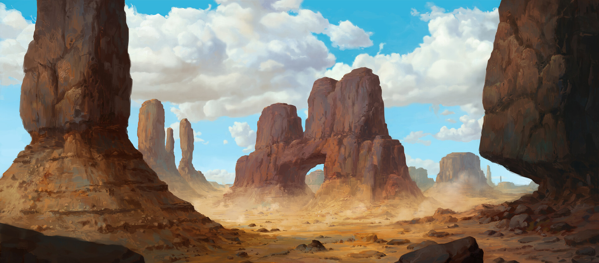 ArtStation - Desert field