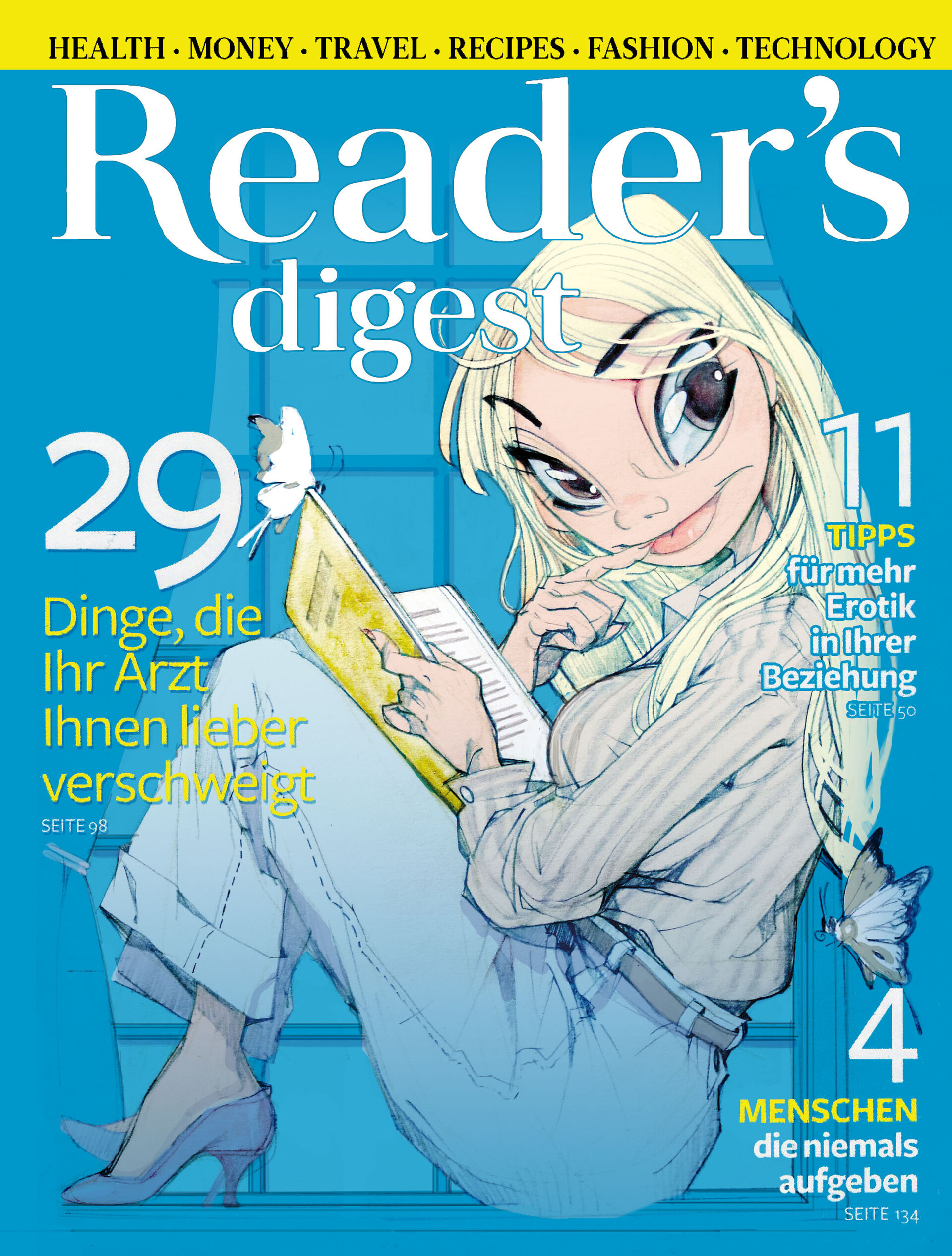 ArtStation - Reader's digest cover illustration