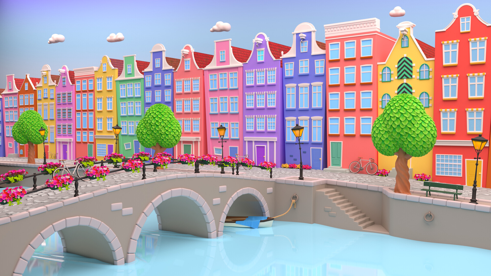 ArtStation - Amsterdam Canals