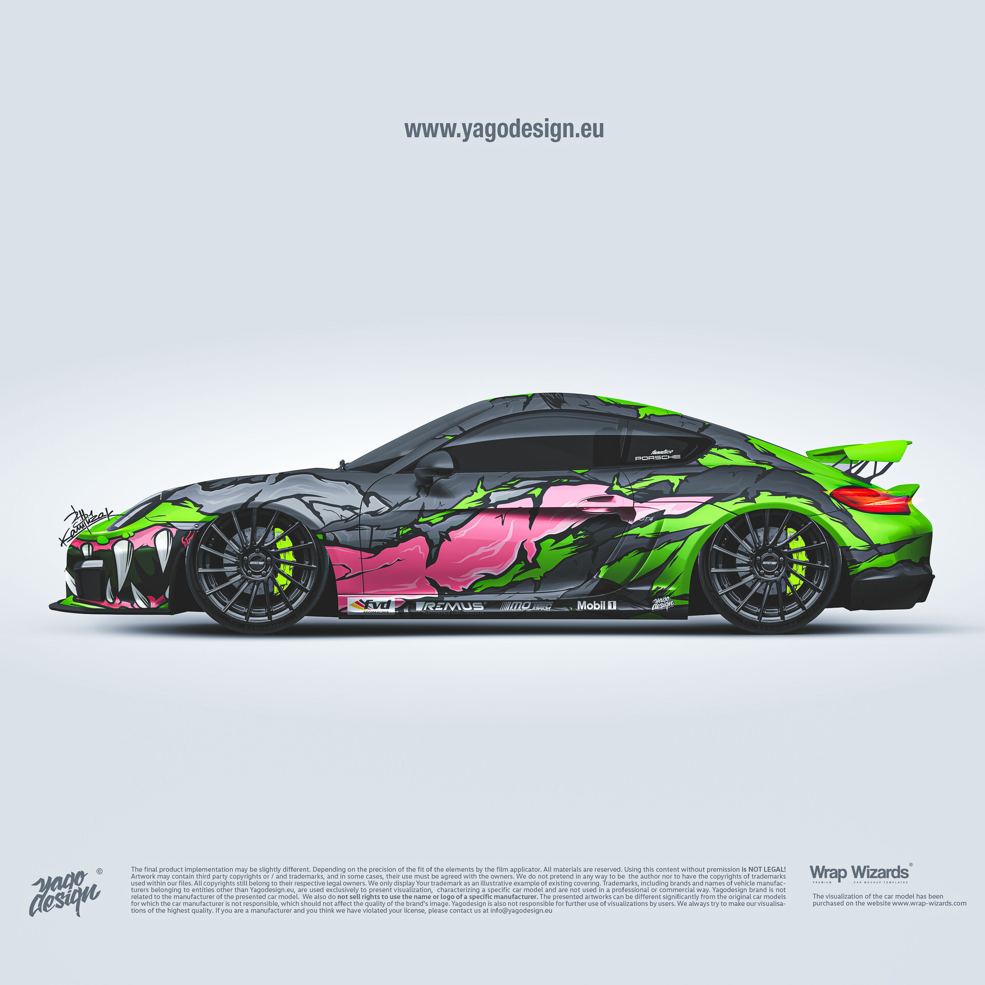 ArtStation - Porsche 911 GT3RS 2016 Livery Design
