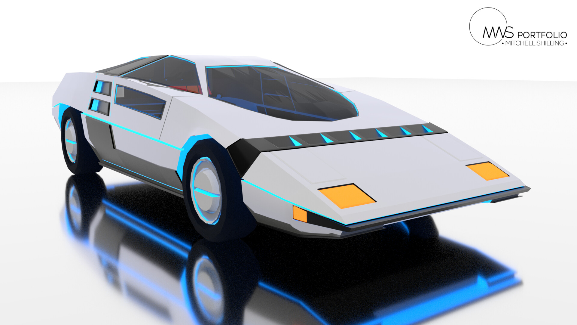 ArtStation - 'Synthwave Drift' - The 'Falcon' : Inspired by the Dome Zero