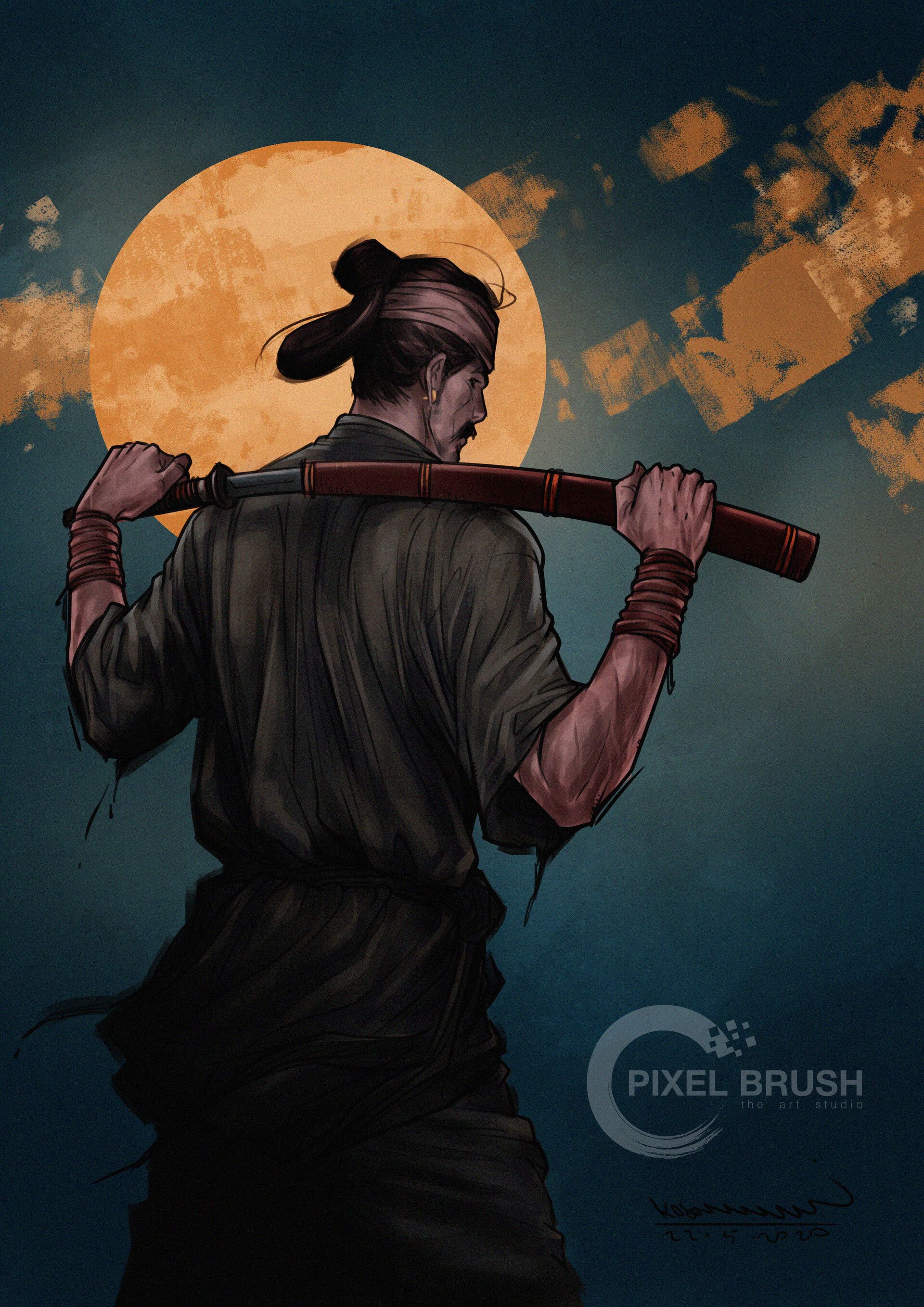 ArtStation - Burmese Warrior