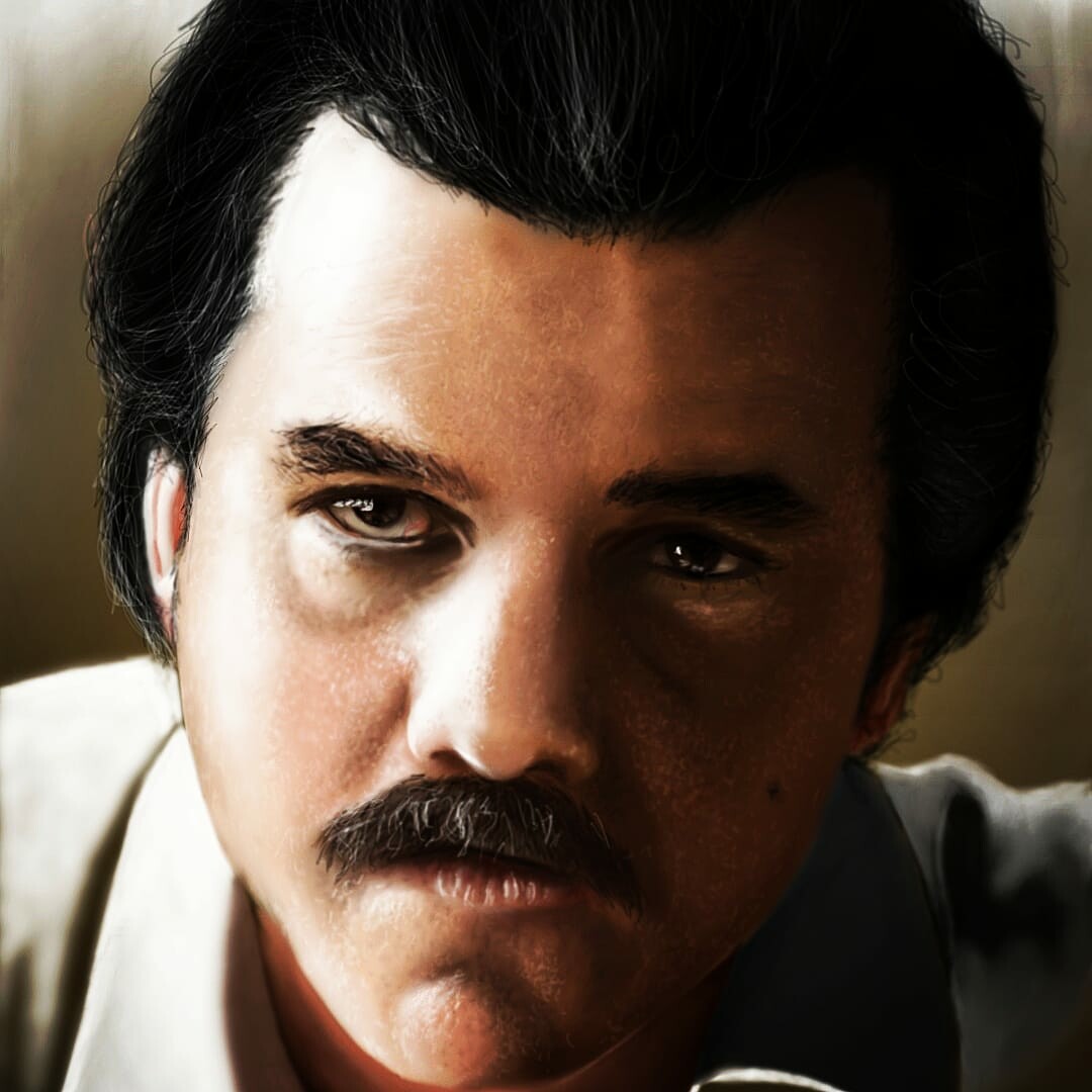 ArtStation - Narcos Portrait (unfinished)