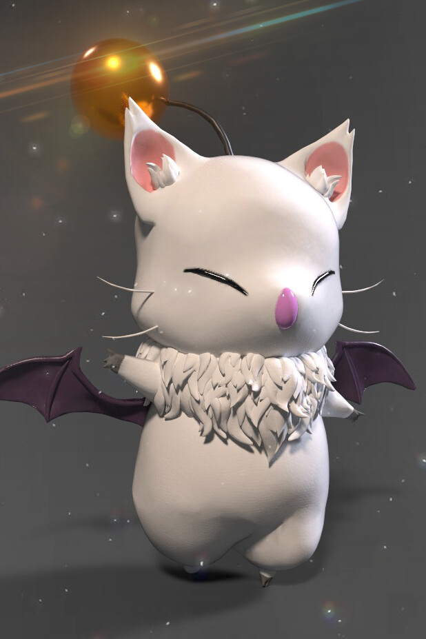 ArtStation - Moogle 3D Model Study