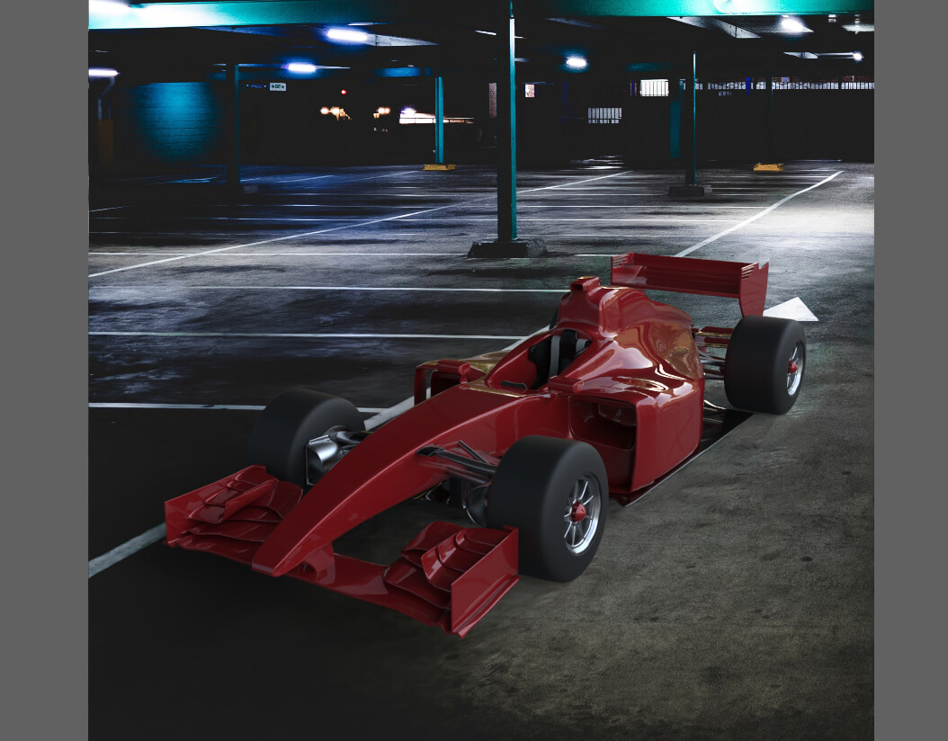 Sophie A Awesome - Formula 1 Car in Keyshot