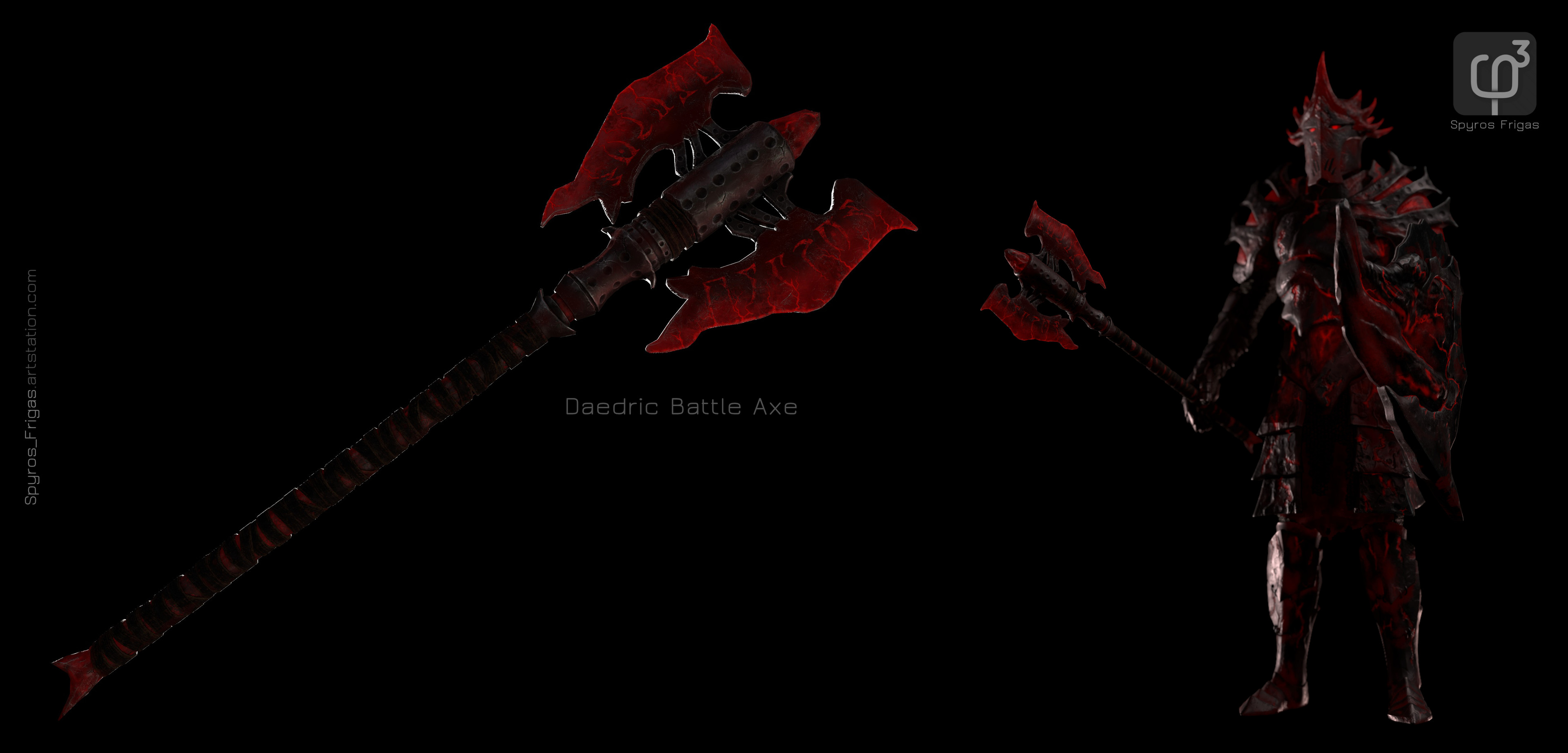 Spyros Frigas - Daedric Battle Axe