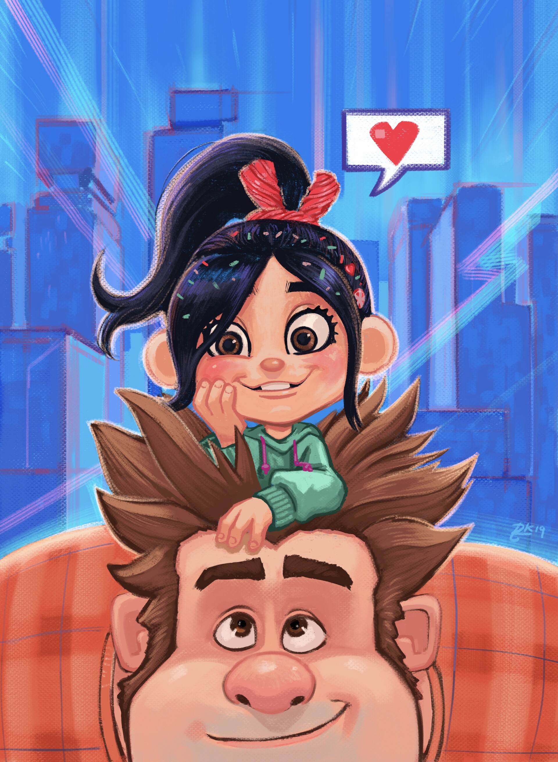 ArtStation - Vanellope and Ralph