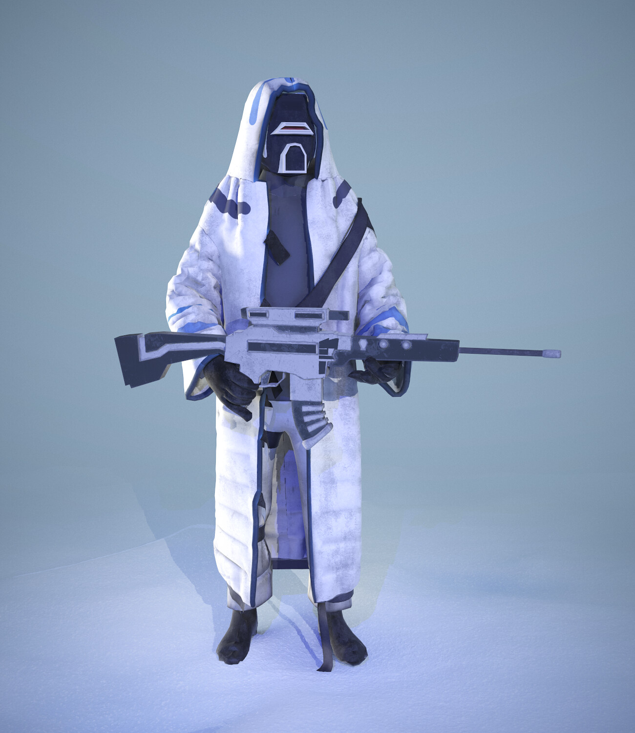 ArtStation - Sci-Fi snow soldier