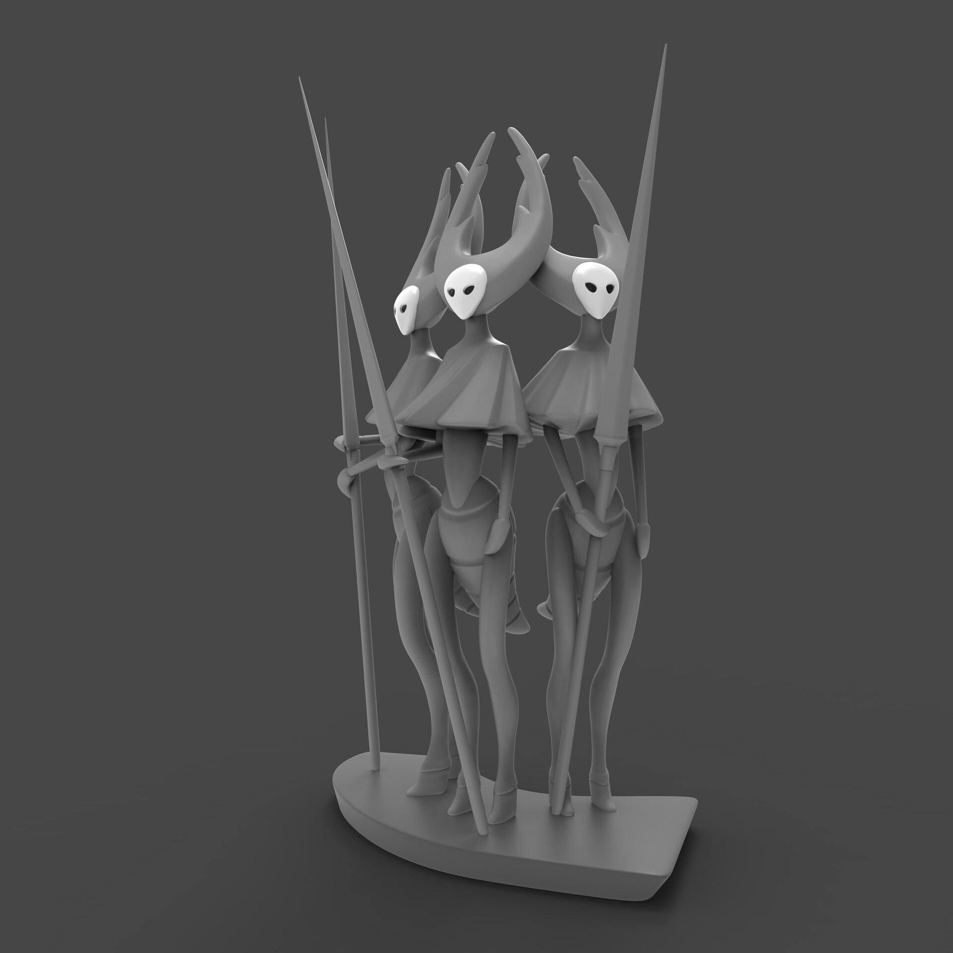 ArtStation - Hollow Knight - Mantis Lords