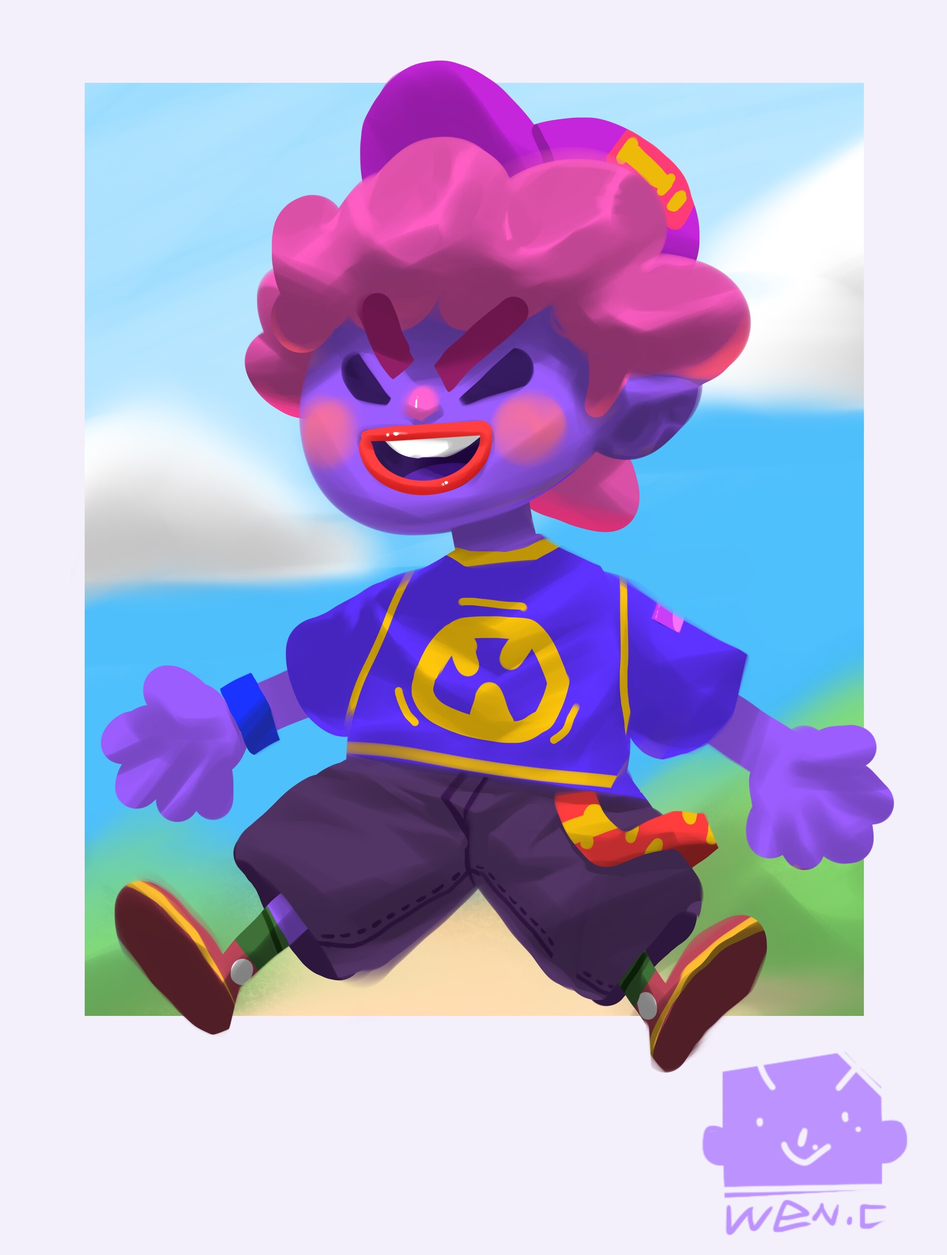 ArtStation - The purple kid