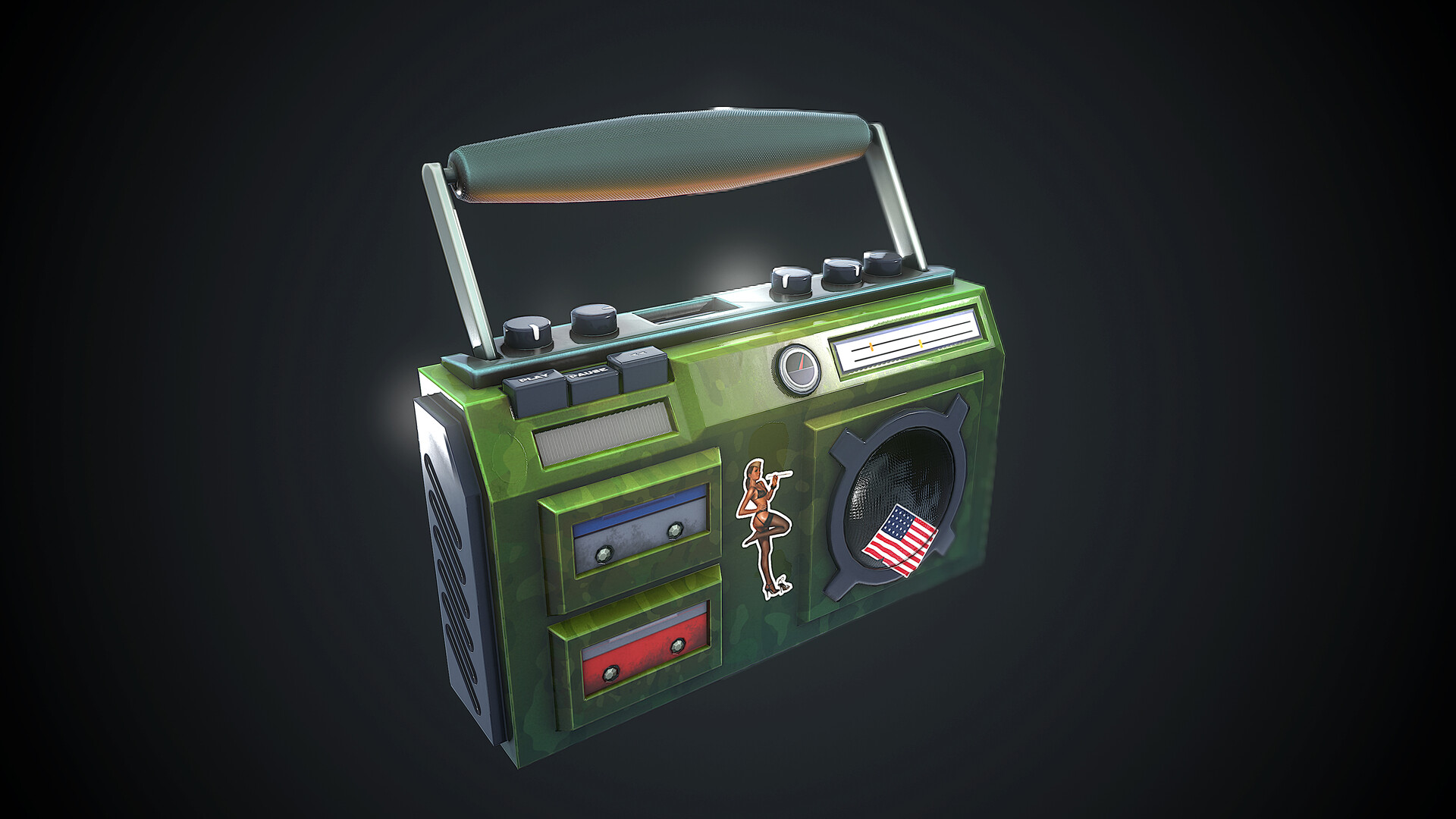 ArtStation - Stylized Radio