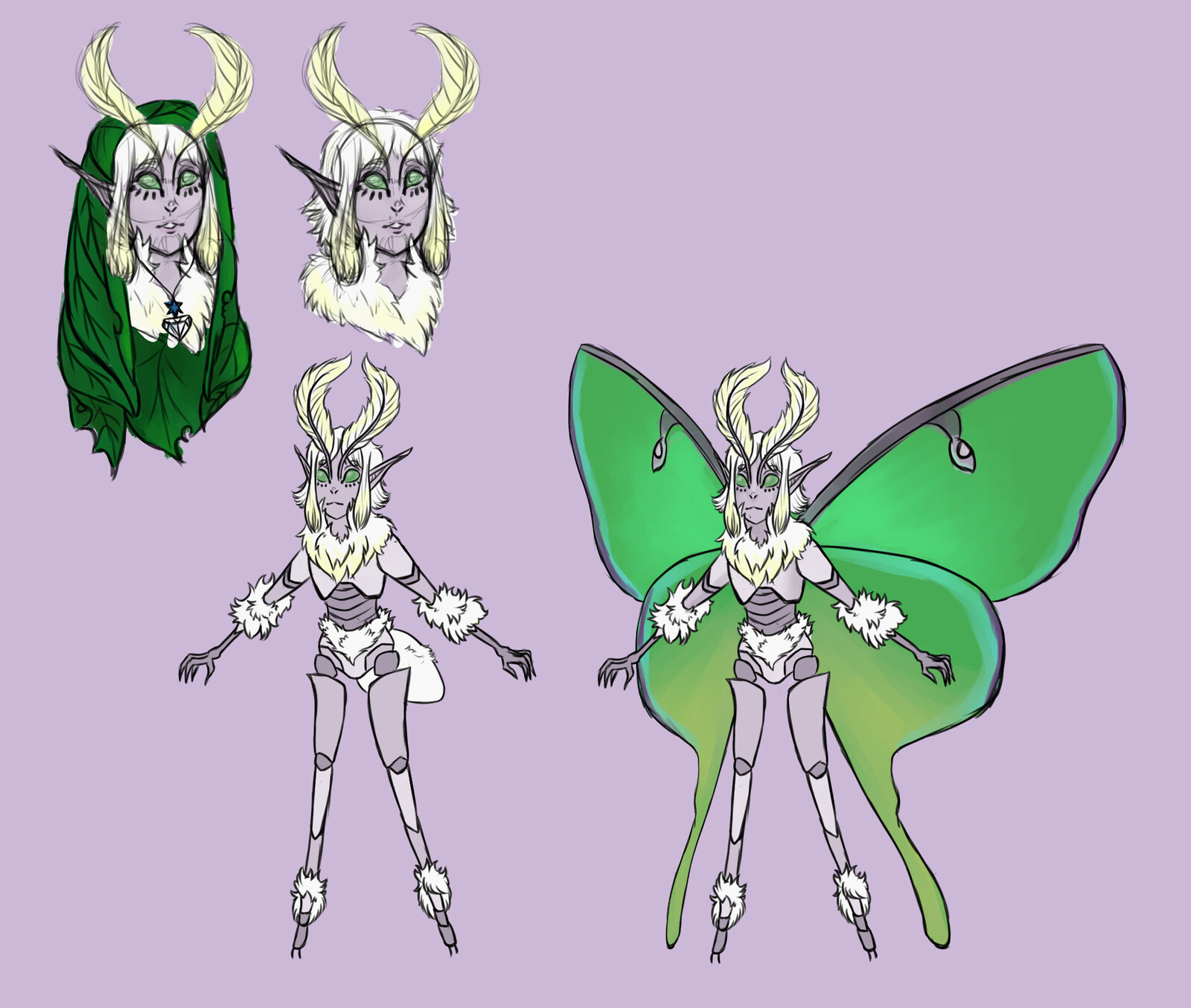 Maddy (Starry) - Insect Fairies character concepts