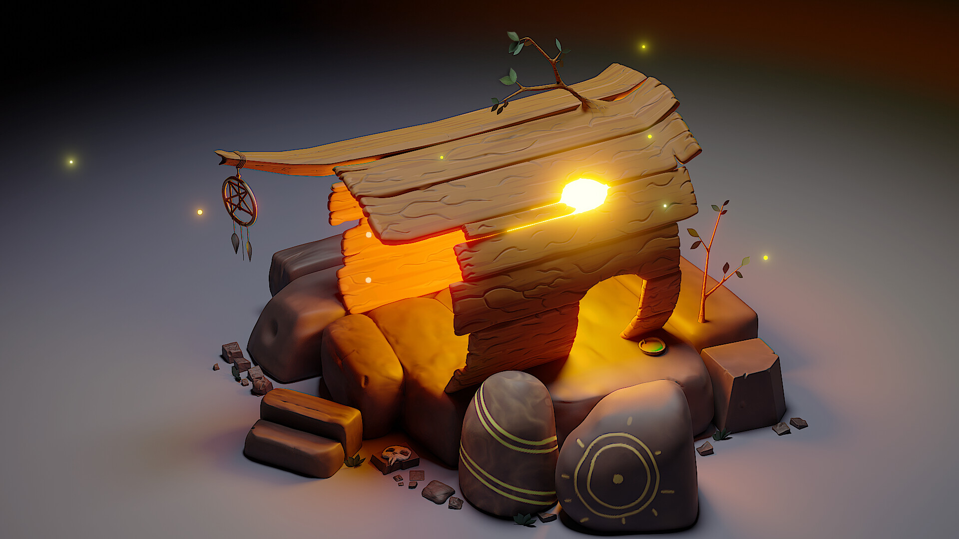 ArtStation - Shaman house