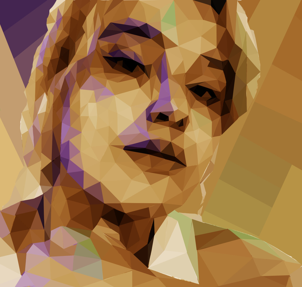 Joanna Marchewka - Low_poly Portraits
