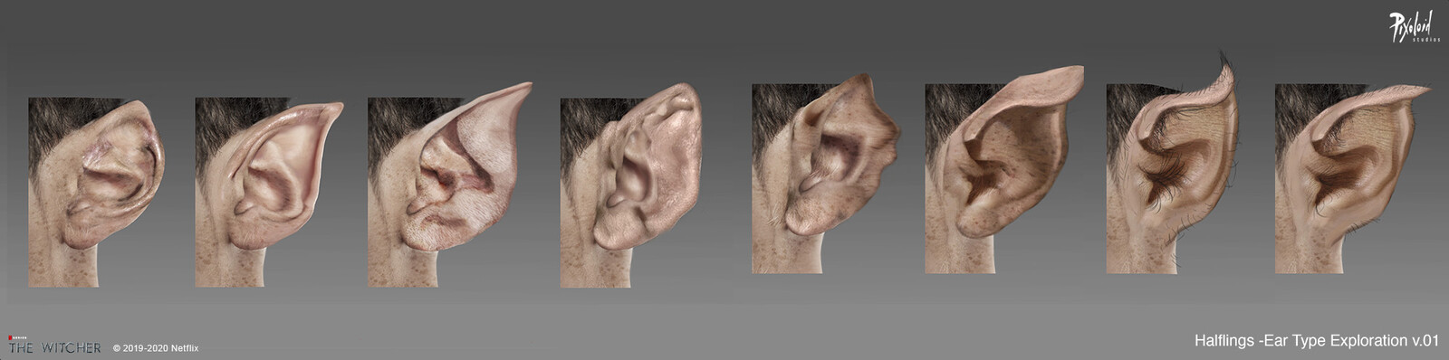 Pixoloid Studios - The Witcher - Halflings / Race Exploration