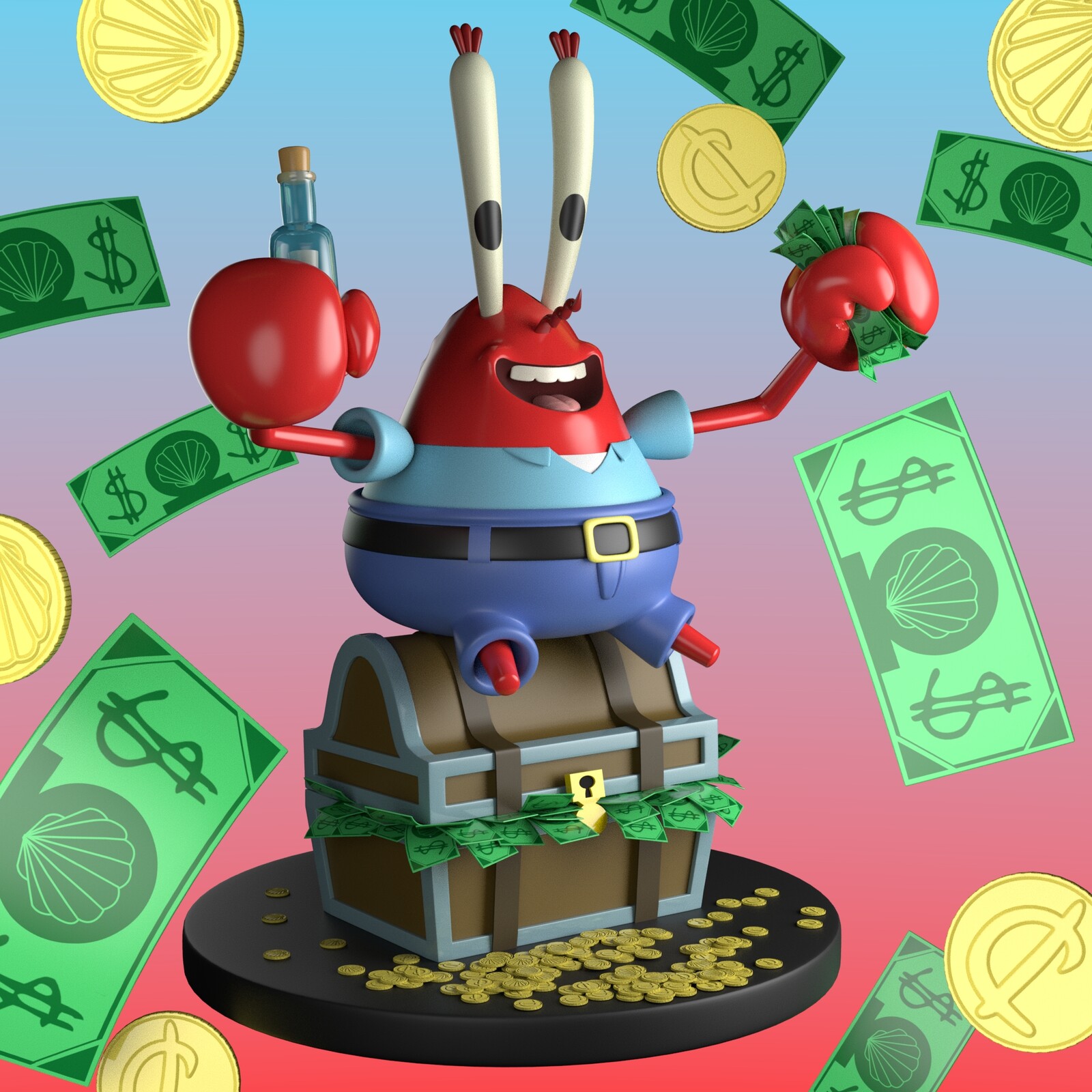 Emily Palacios - Mr. Krabs Loves Money